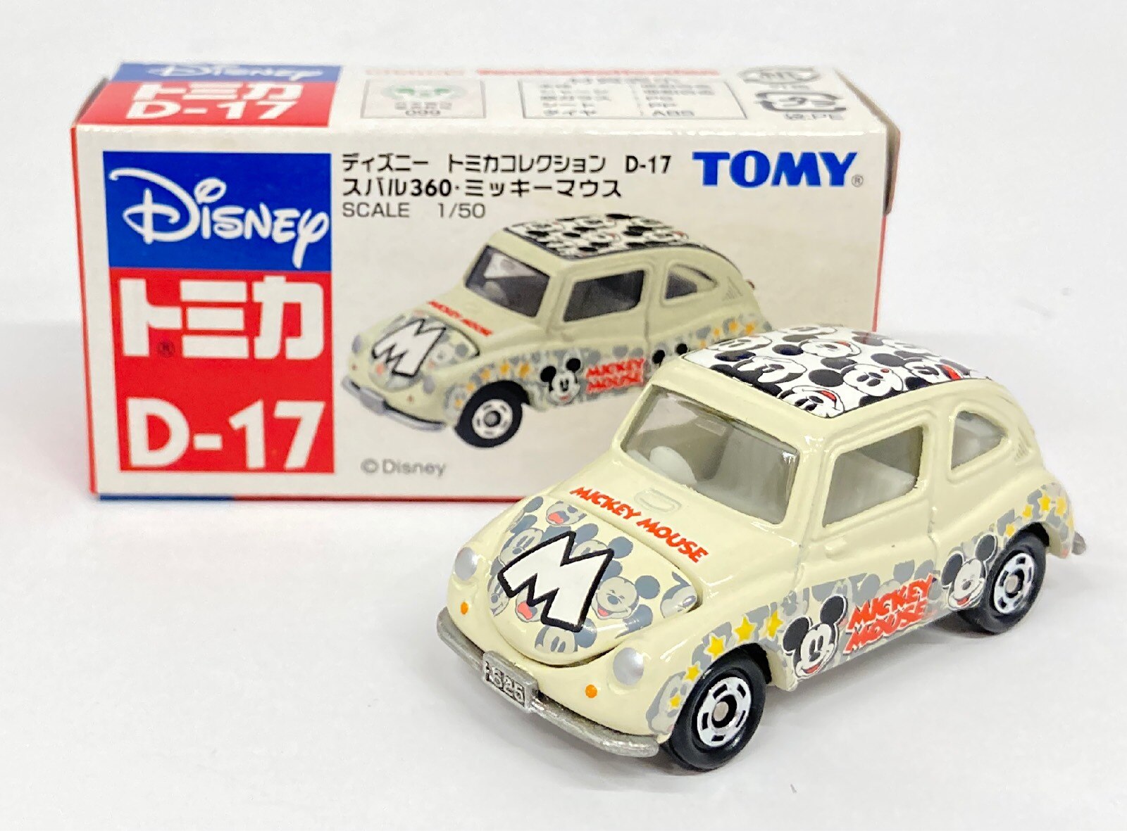トミー ディズニー トミカコレクション スバル360 ミッキーマウス(アイボリー) D-17 | まんだらけ Mandarake