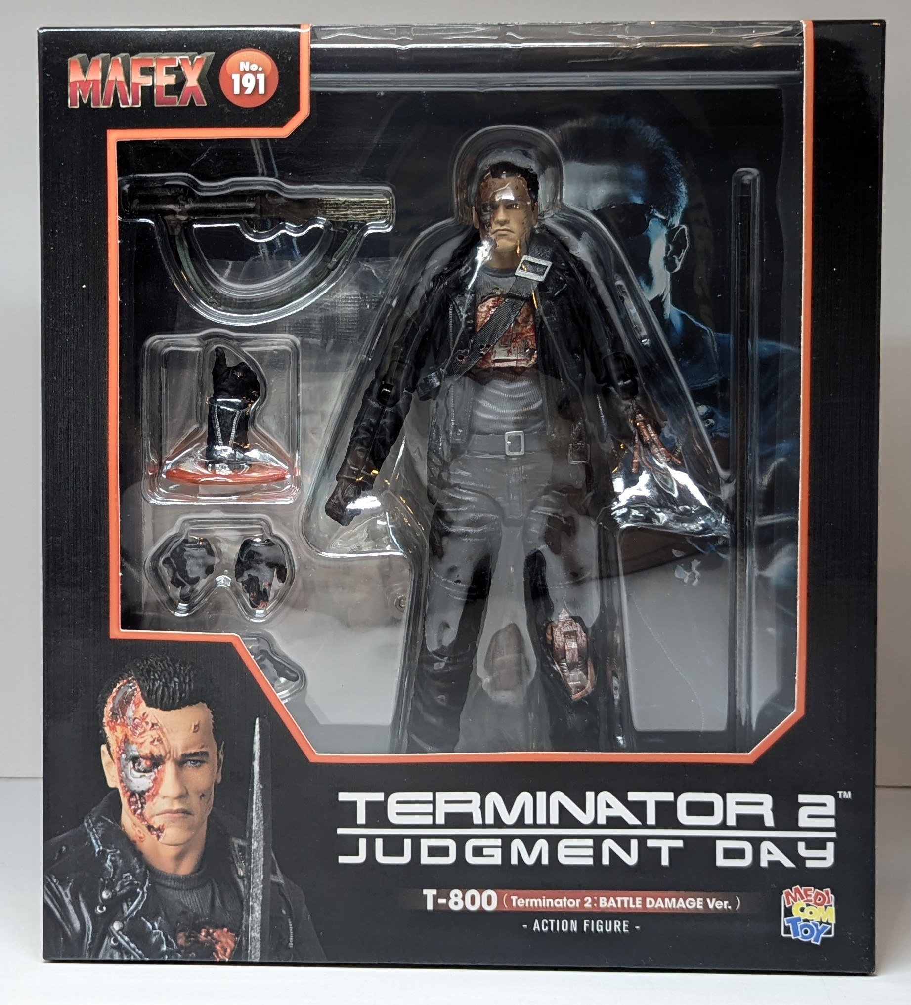 メディコム トイ MAFEX T-800 (TERMINATOR 2 / BATTLE DAMAGE VER) 191 | まんだらけ Mandarake