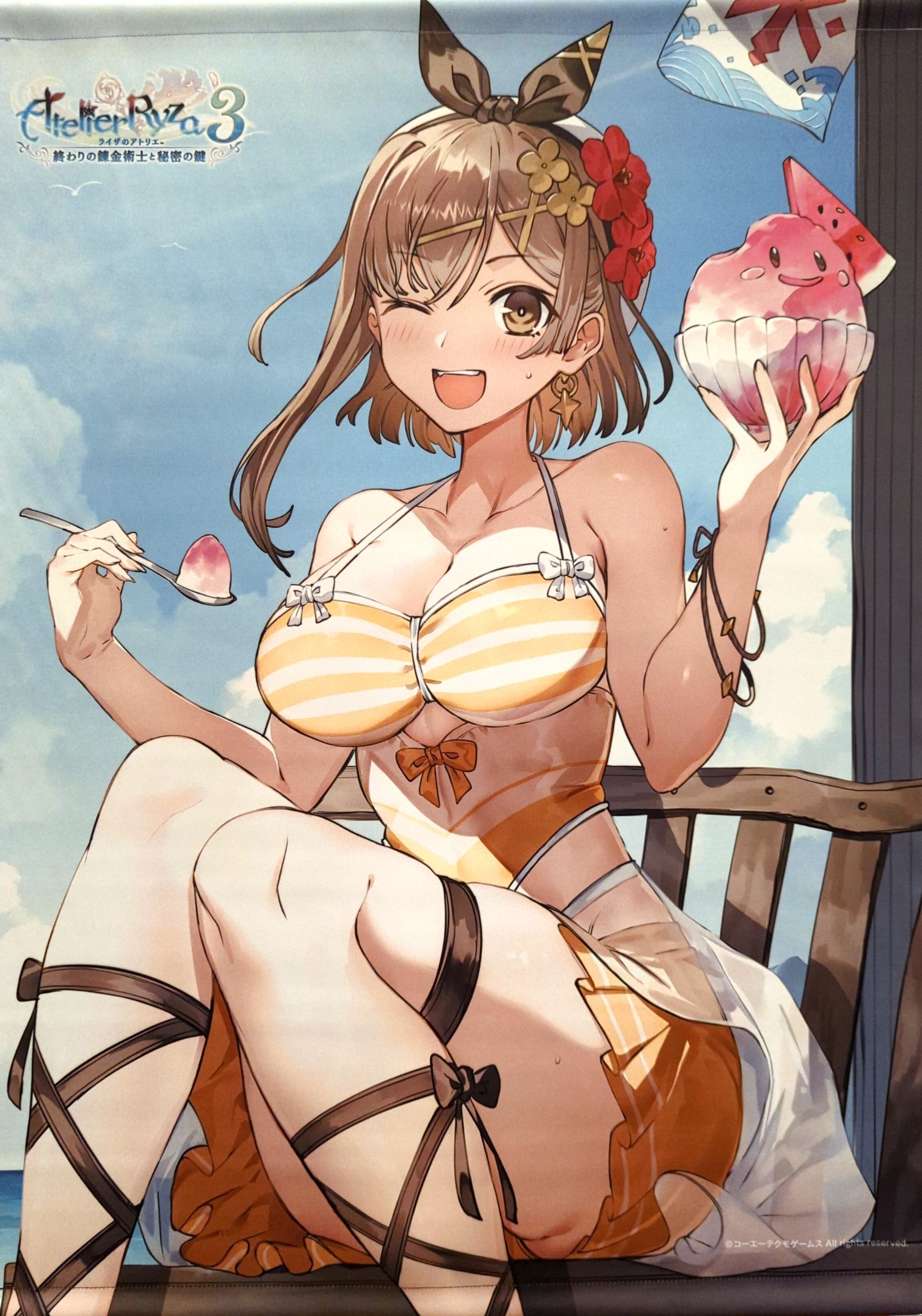 コーエーテクモゲームス ライザのアトリエ3 真夏の至福 B2Wスエードタペストリー -真夏の至福- | まんだらけ Mandarake