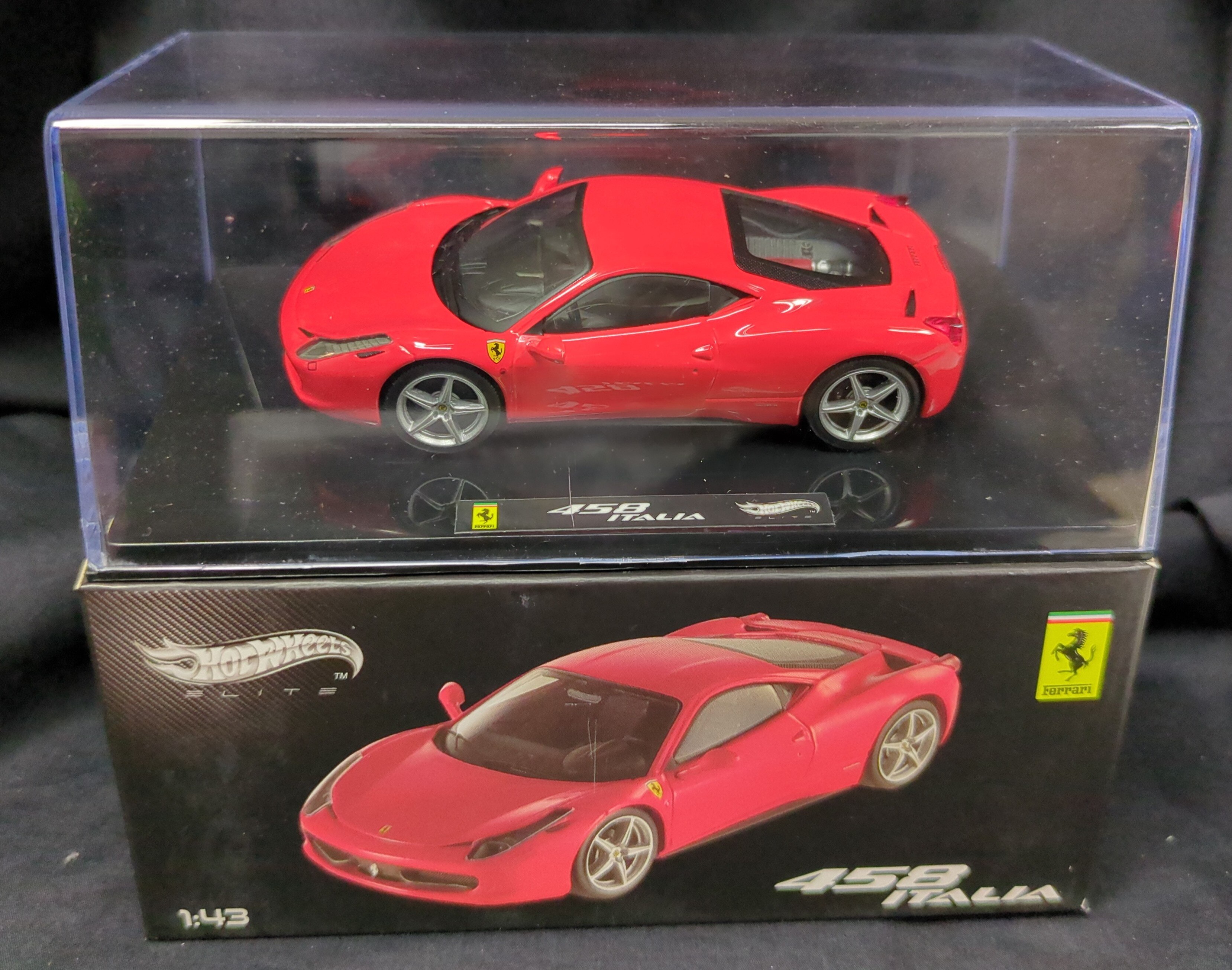 MATTEL 1/43HOTWHEELS ELITE HOTWHEELS Ferrari 458 ITALIA（レッド） X5502 | まんだらけ Mandarake