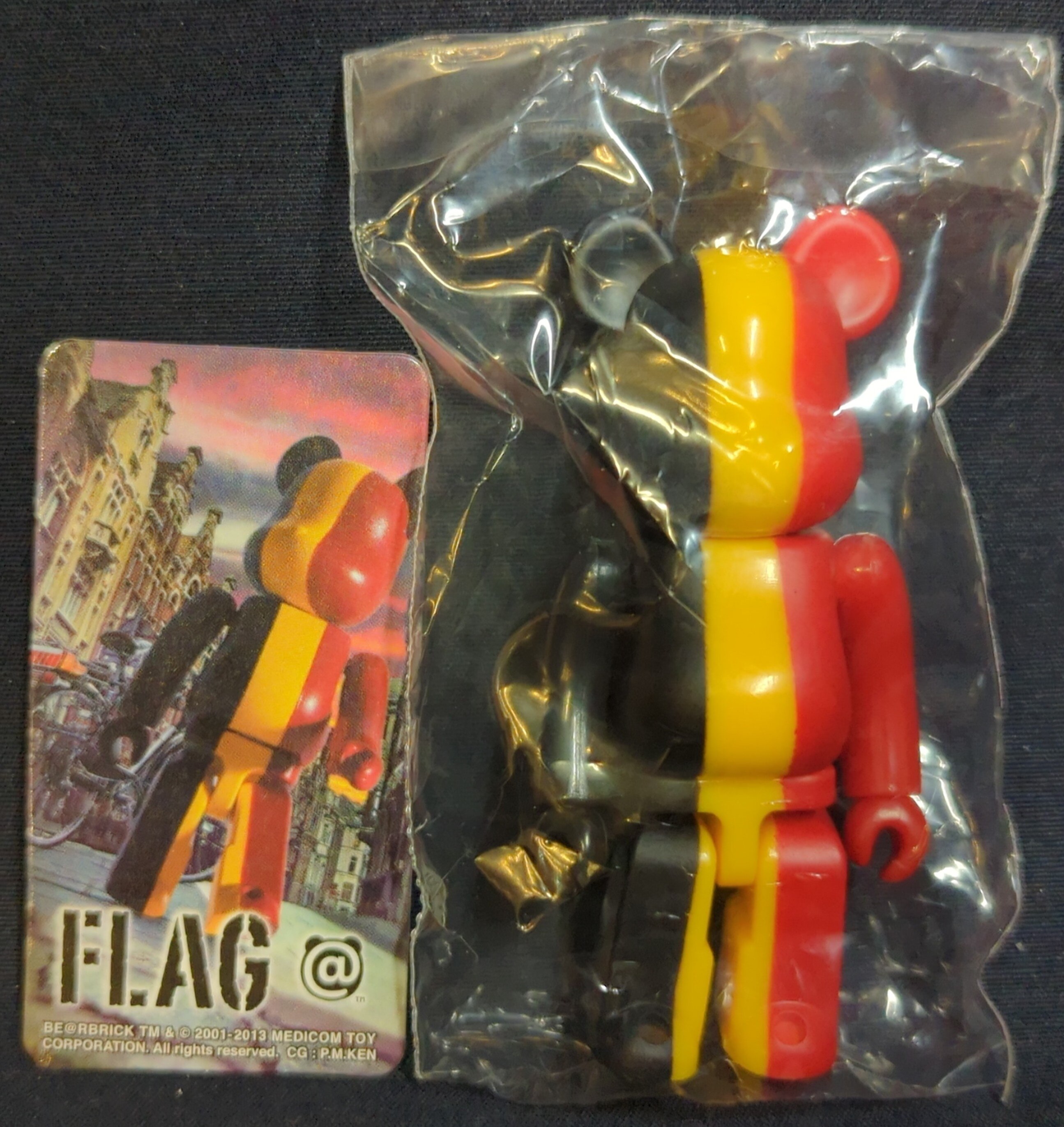 MEDICOMTOY BE@RBRICK FLAG Belgium 100% series 27 | Mandarake Online Shop