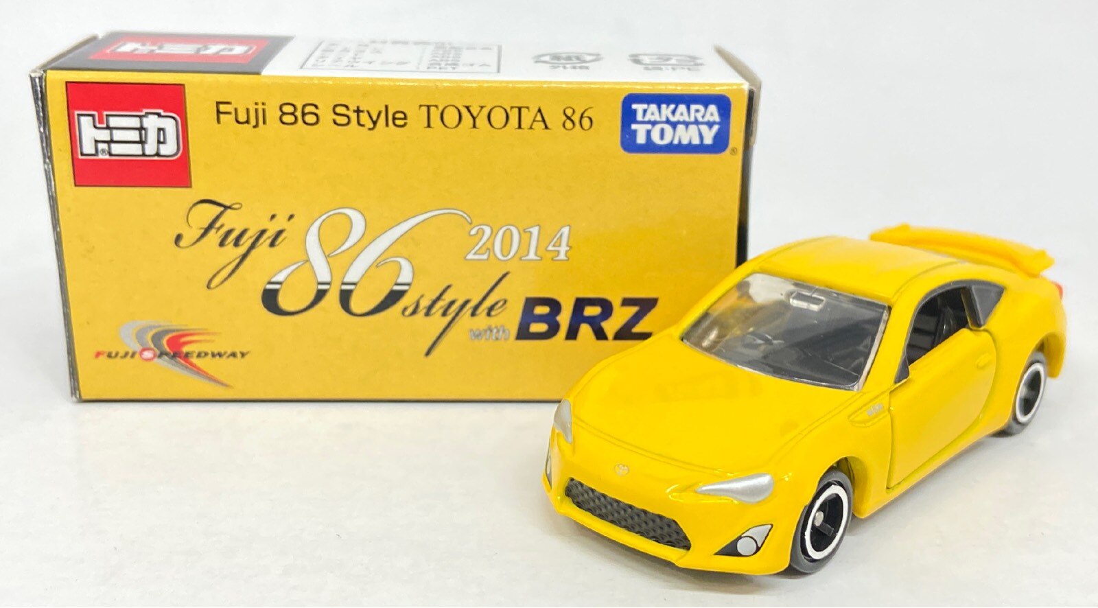 タカラトミー トミカ/富士スピードウェイ限定 Fuji86Style TOYOTA86 WITH BRZ2014/黄 ST14 | まんだらけ Mandarake