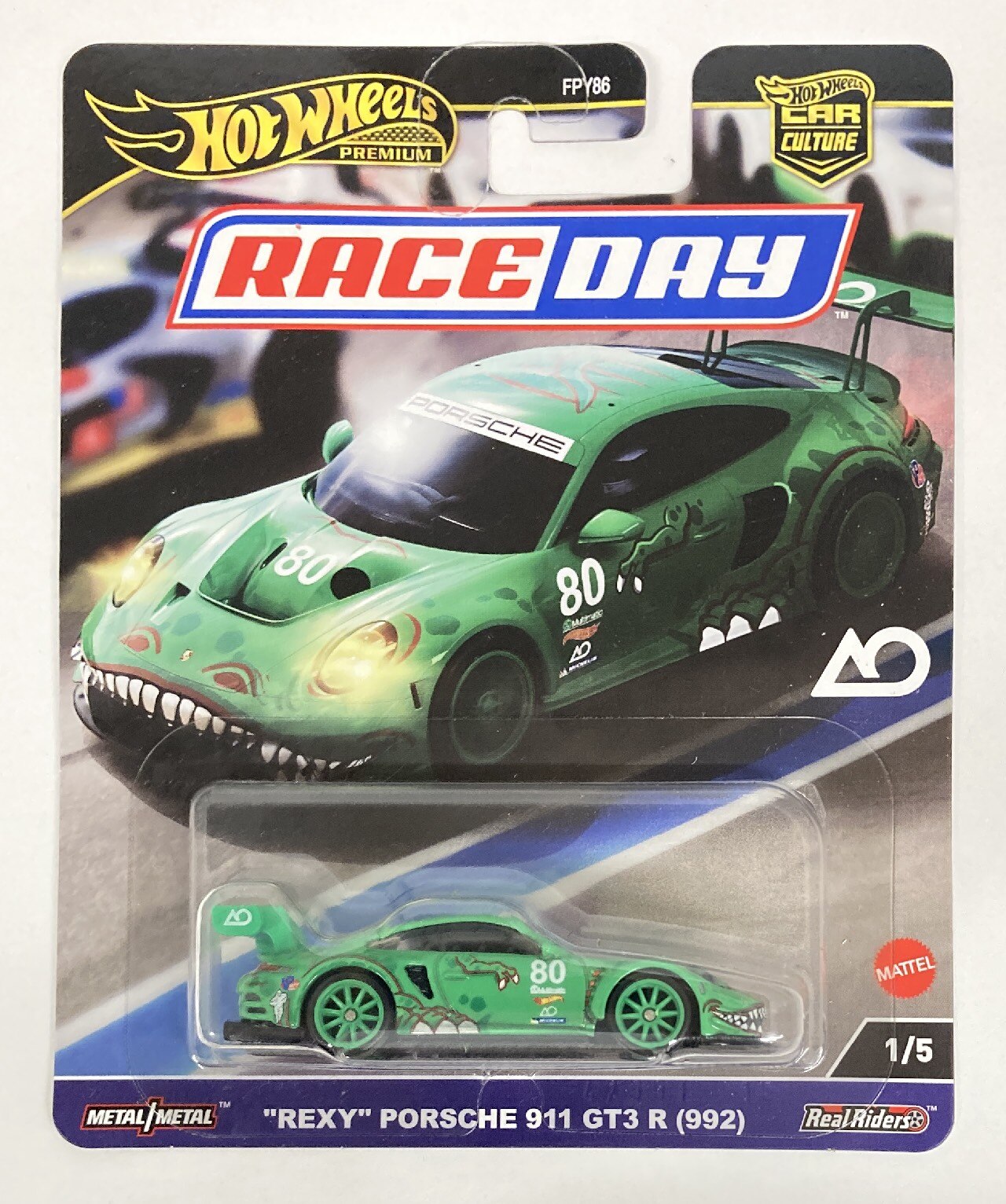 Mattel HOTWHEELS RACE DAY "REXY" PORSCHE911 GT3 R(992) 1/5 | Mandarake Online Shop