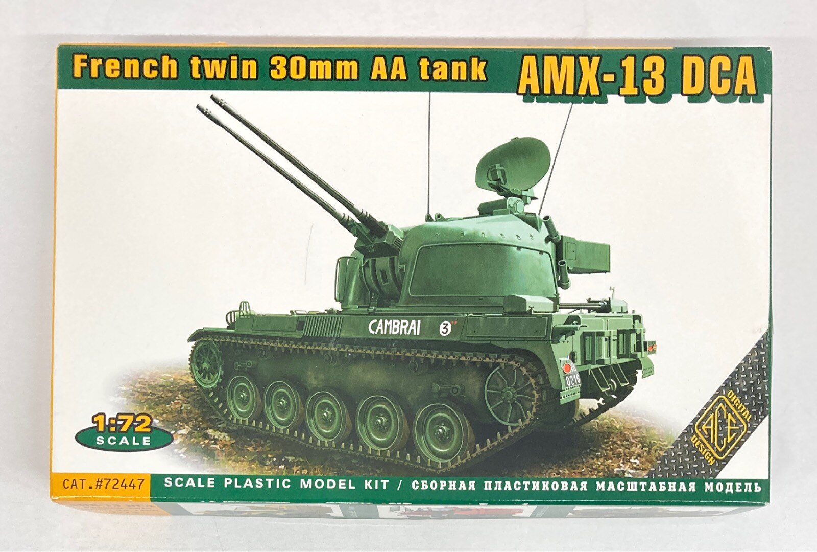 ACE Models 1/72 AMX-13 DCA French twin 30mm AA tank 72447 | まんだらけ Mandarake