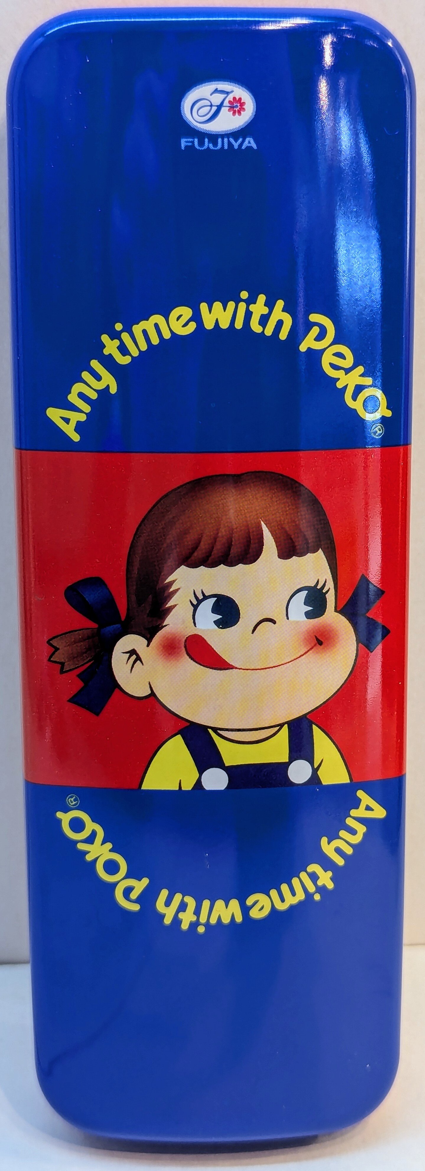 不二家 ペコちゃん 缶ペンケース Any time with PEKO | まんだらけ Mandarake