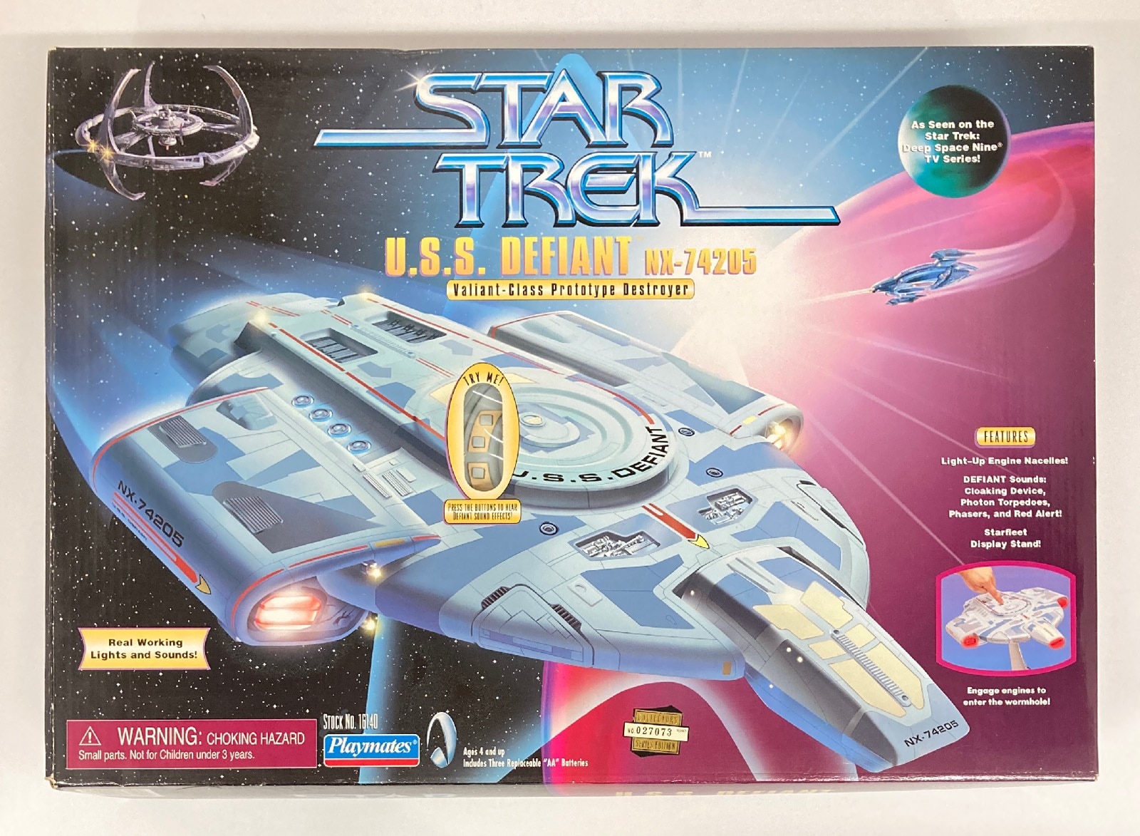 PLAYMATES COLLECTORS SERIES EDITION USS DEFIANT NX-74205 | Mandarake ...