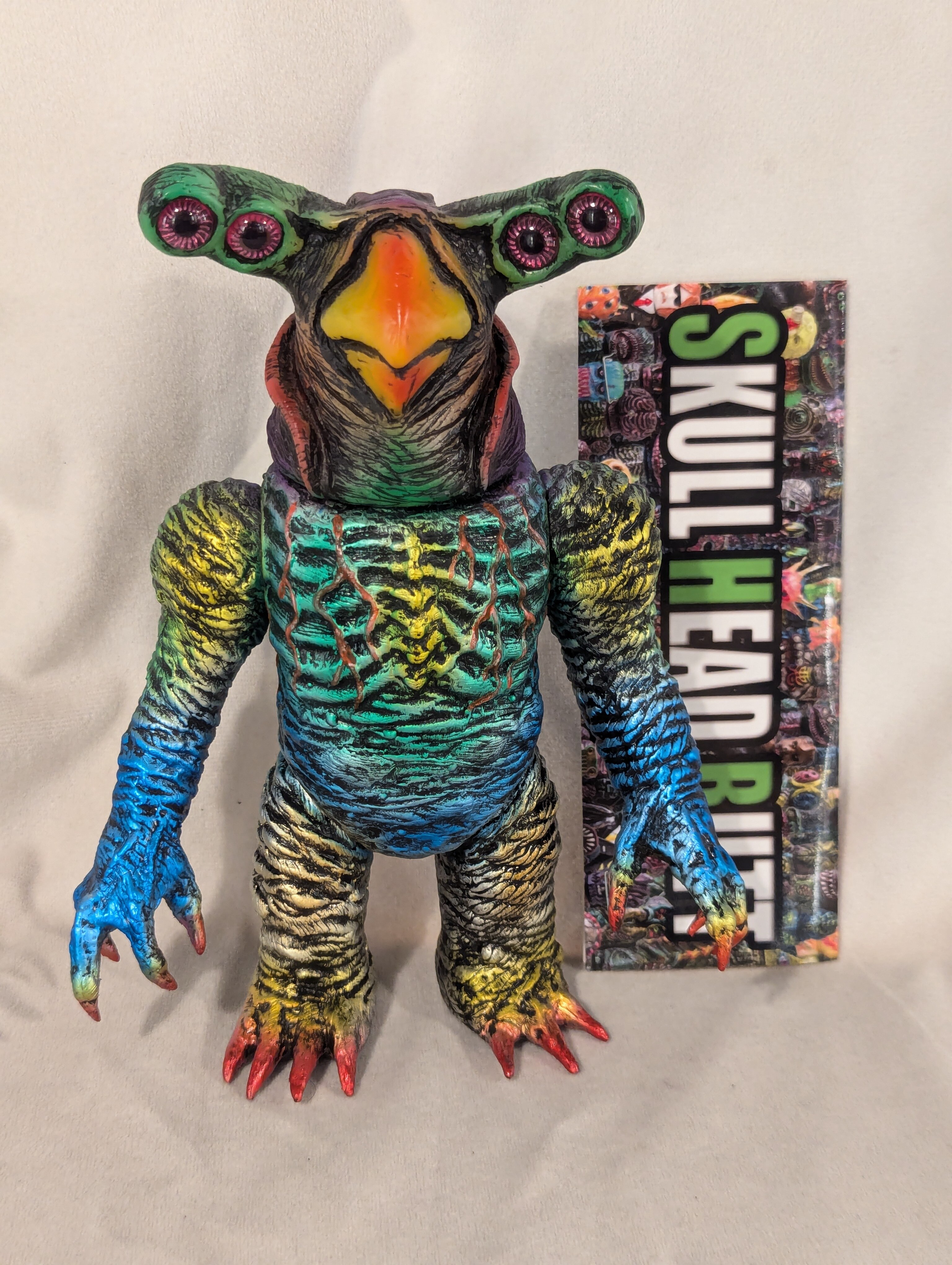 SKULL HEAD BUTT KARZ WORKS/Chris Walas ミュータント 四つ目 黒成型/ピンク目 | まんだらけ ...