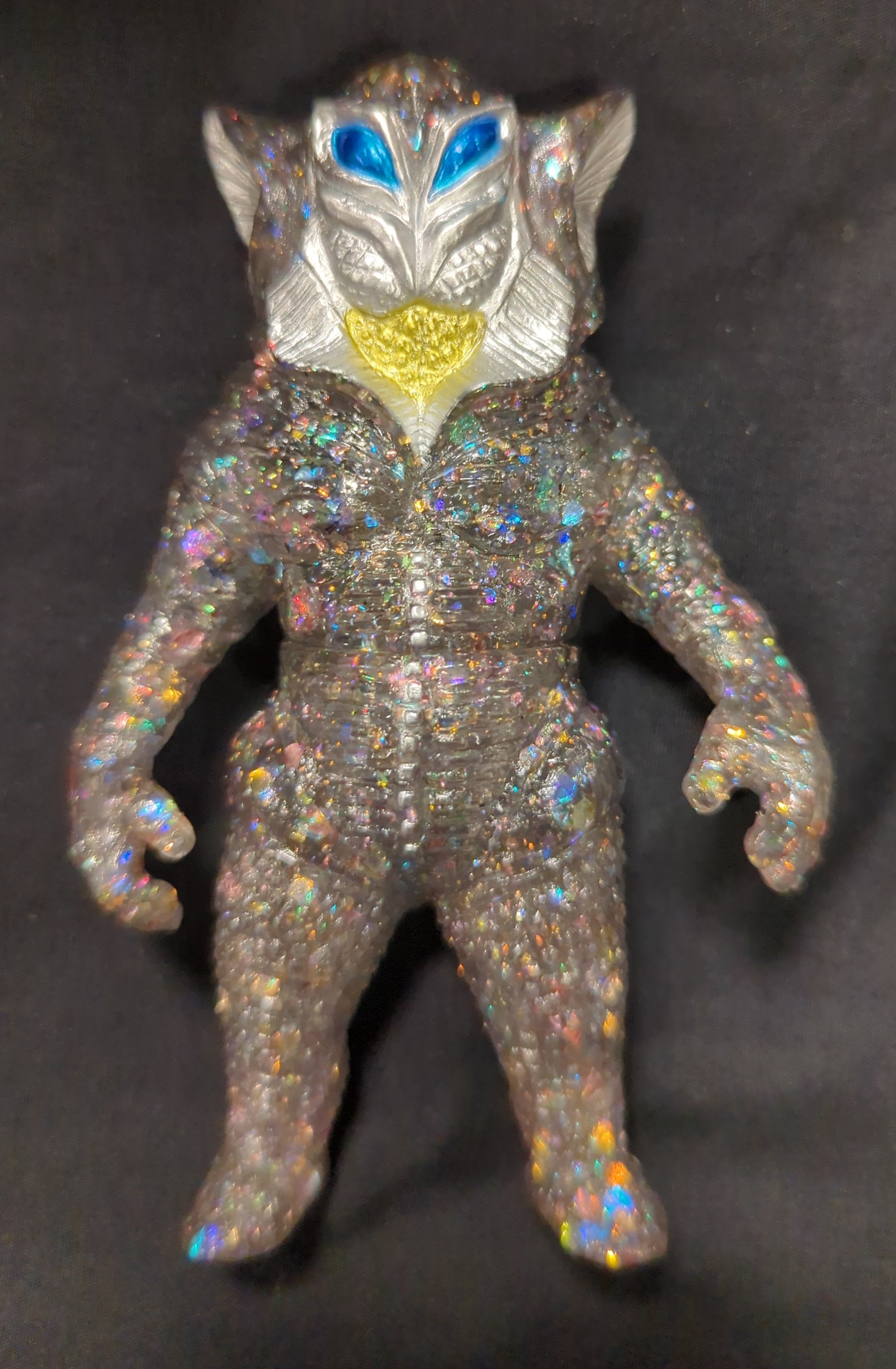 MAXTOY ミニソフビ怪獣倉庫シリーズ メフィラス星人 クリア 青緑/ラメ | まんだらけ Mandarake