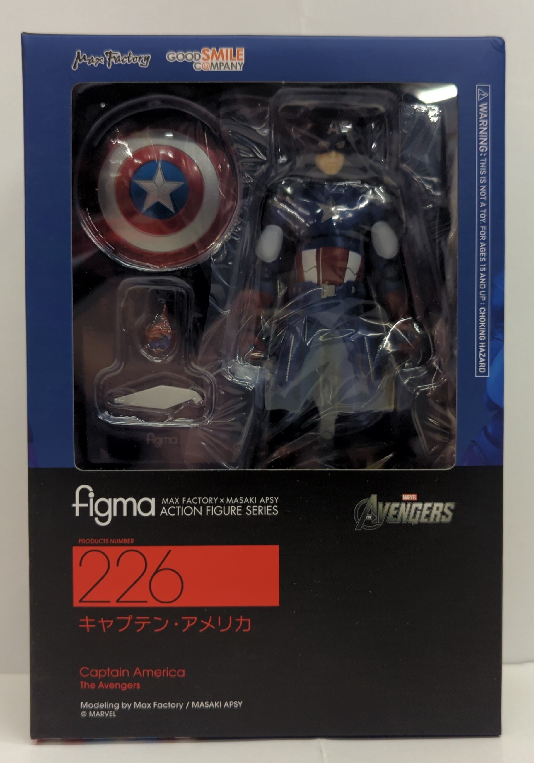 MAXFACTORY figma AVENGERS キャプテン・アメリカ 226 | まんだらけ Mandarake