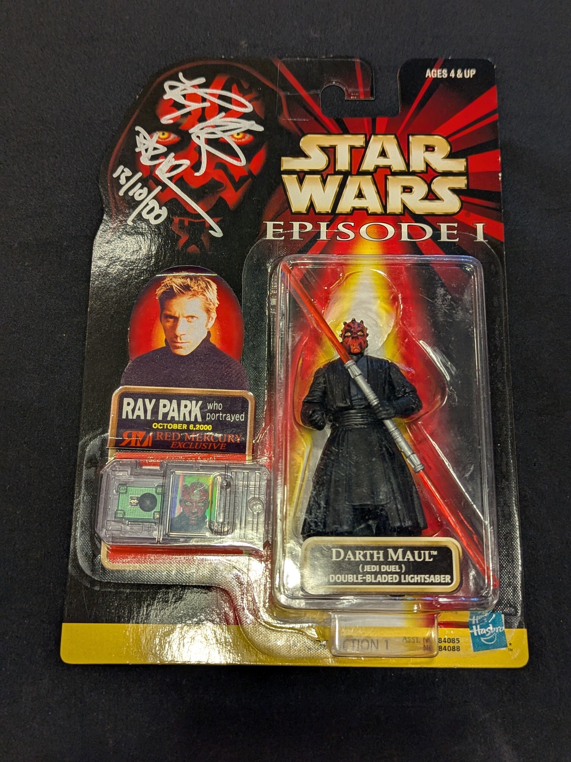 HASBRO COLLECTION 1 DARTH MAULサイン入/ (JEDI DUEL) WITH DOUBLE BLADED LIGHTSABER 3.5インチ | まんだらけ ...