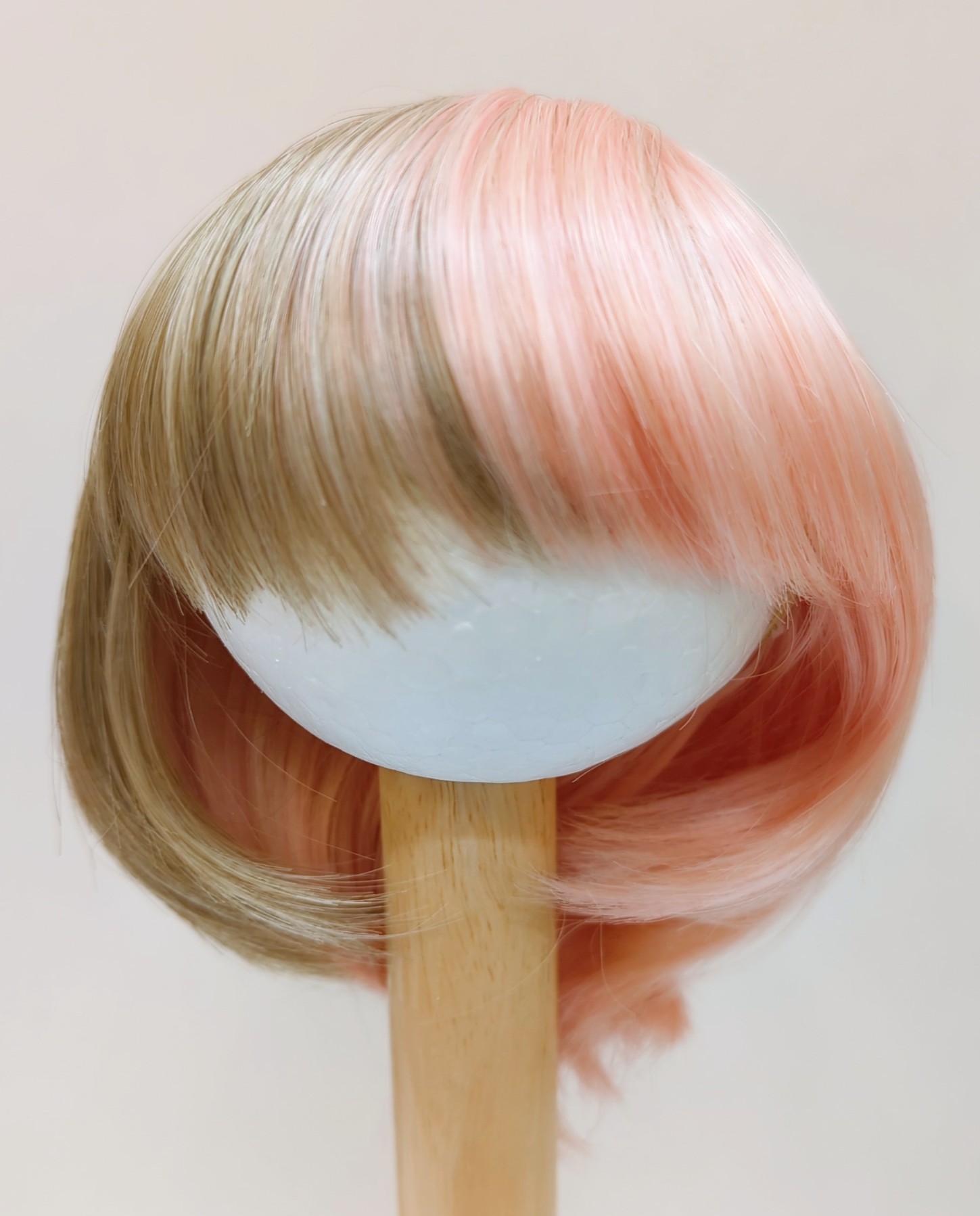Used Doll Wig SD size Bob Mocha x Milky Pink | Mandarake Online Shop