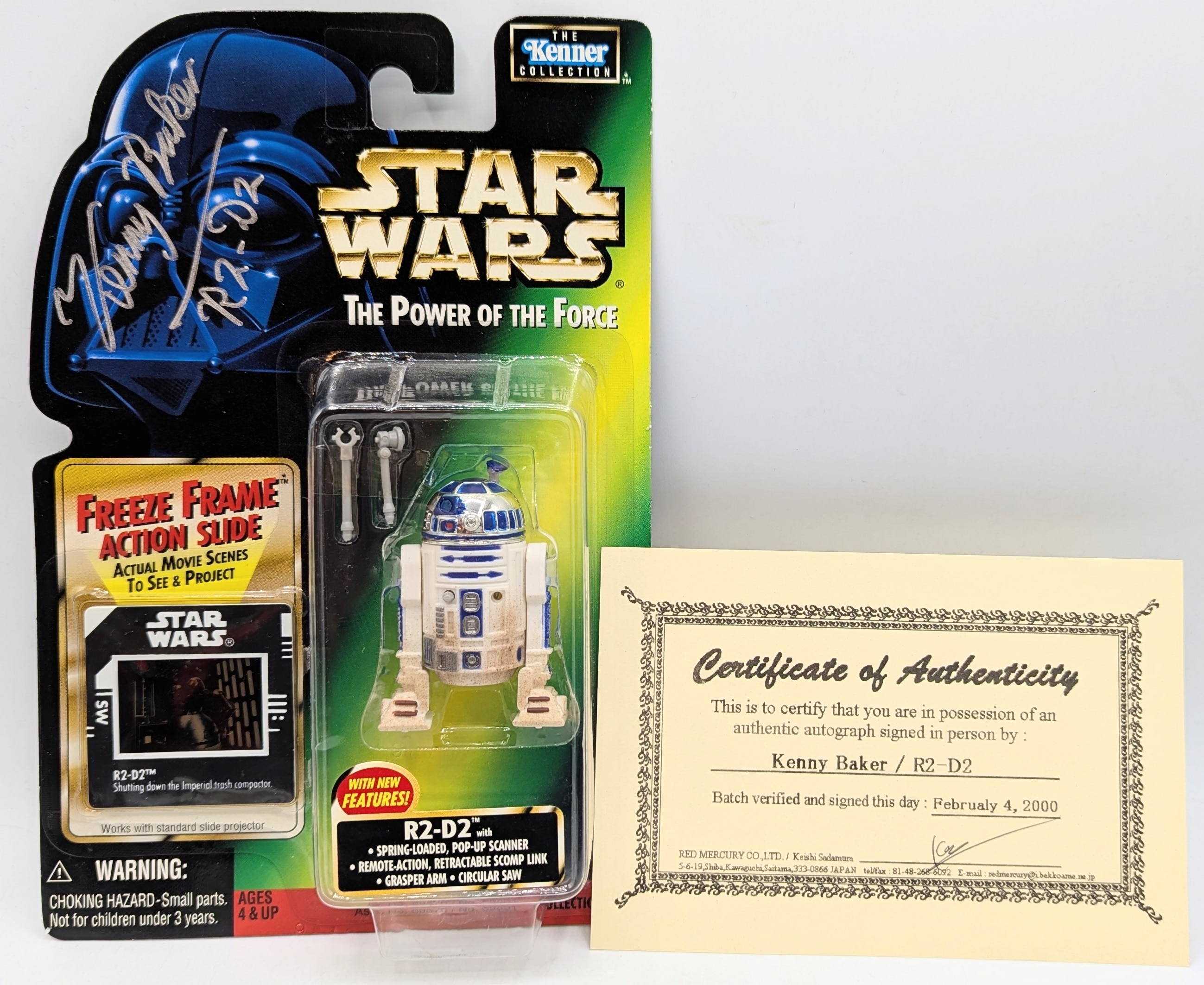 HASBRO COLLECTION 1 / FREEZE FRAME R2-D2 / WITH SPRING LOADED POP UP SCANNER 1st 3.5インチ | まんだらけ ...