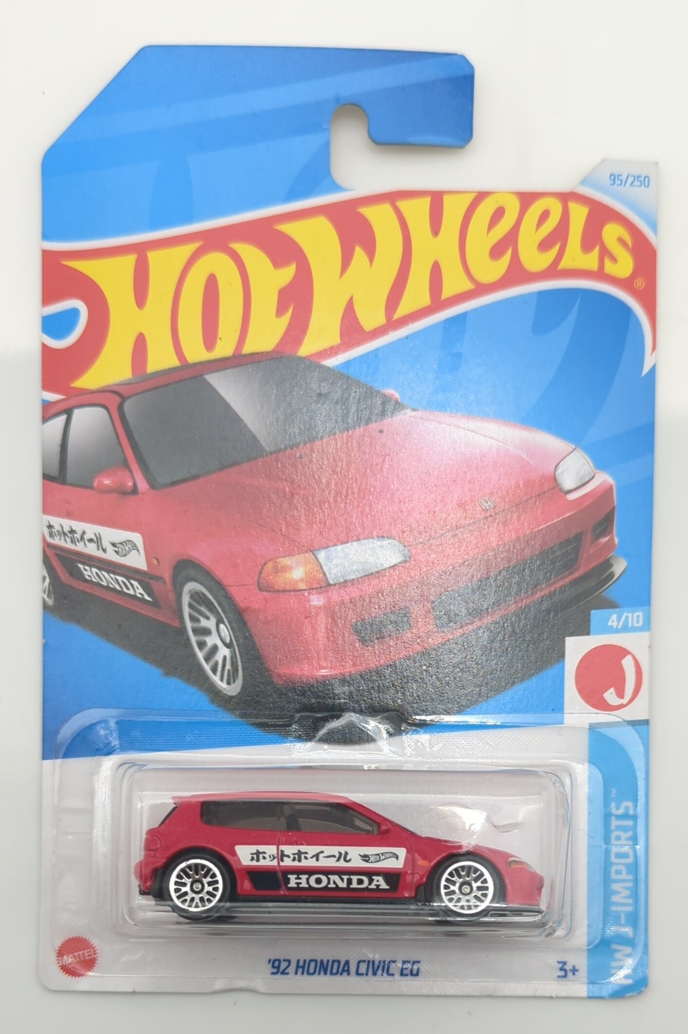 Mattel HOTWHEELS HW J-IMPORTS 4/10 HXP93 '92 HONDA CIVIC EG/Red 95/250 | MANDARAKE 在线商店