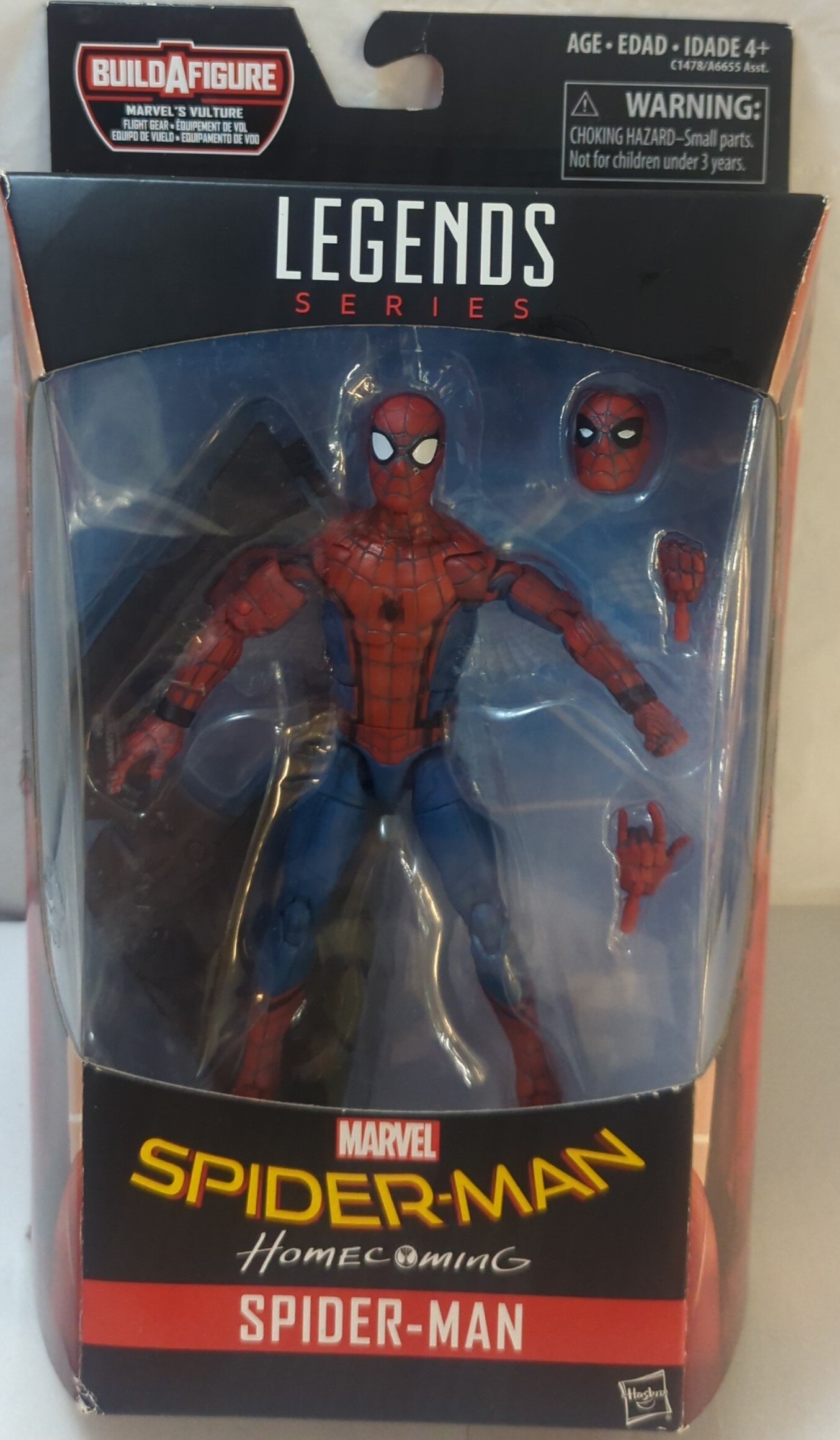 HASBRO MARVELS VULTURE FLIGHT GEAR SPIDER MAN / HOME COMING SPIDER MAN (HOME COMING) 6 inch ...