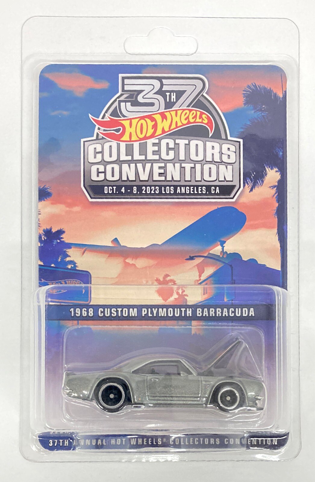 MATTEL 37TH ANNUAL HOT WHEELS COLLECTORS CONVENTION DINNER CAR HOTWHEELS 1968 CUSTOM PLYMOUTH ...