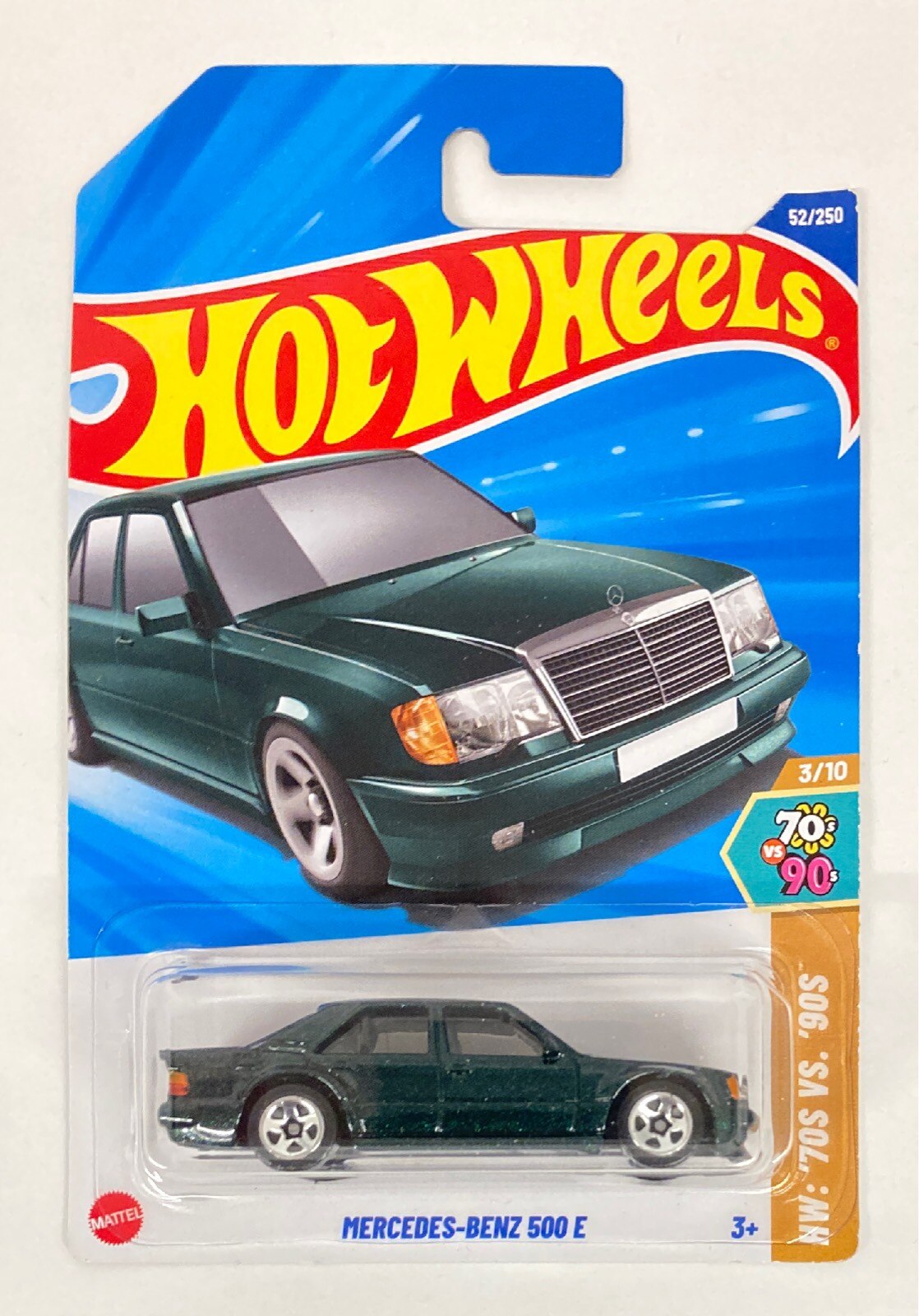 MATTEL HW : '70S VS. '90S 3/10 HOTWHEELS MERCEDES-BENZ 500 E 52/250 | まんだらけ Mandarake