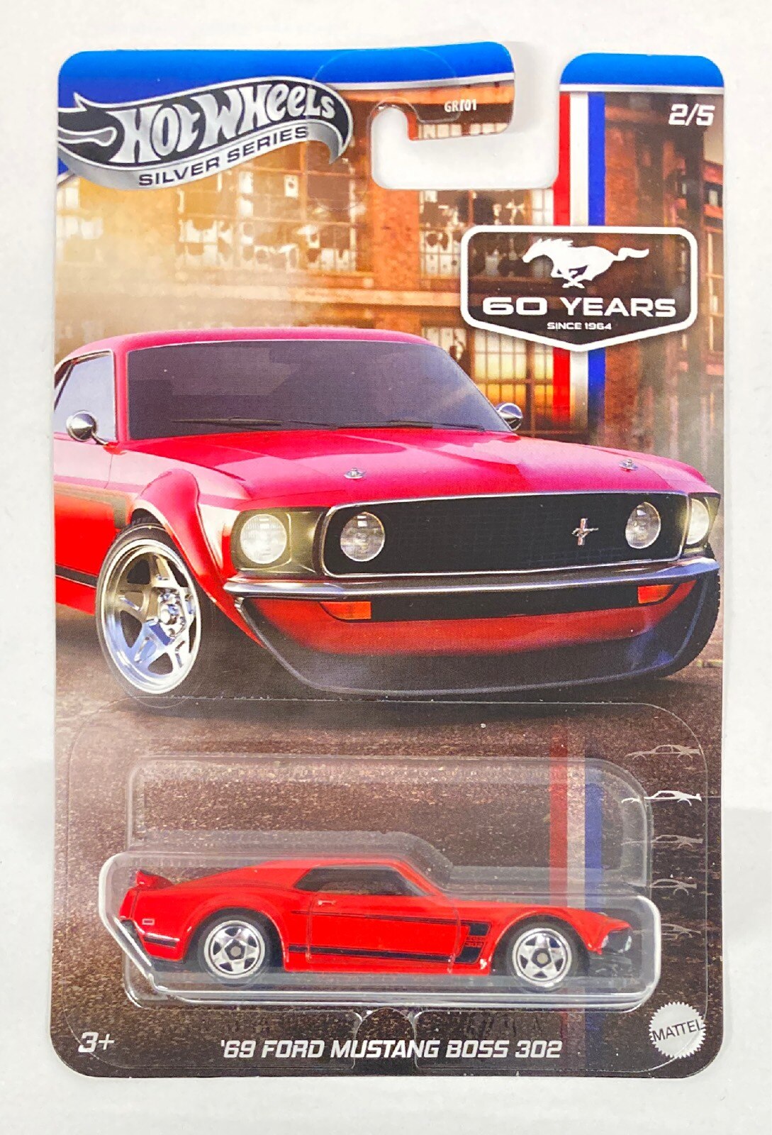 MATTEL 60 YEARS 2/5 SILVER SERIES HOTWHEELS '69 FORD MUSTANG BOSS 302 2/5 | まんだらけ Mandarake