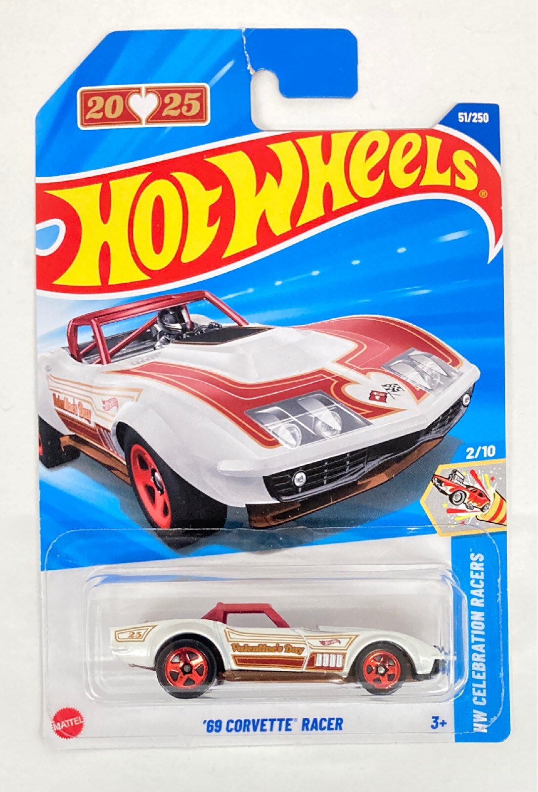 MATTEL HW CELEBRATION RACERS 2/10 HOTWHEELS '69 CORVETTE RACER 51/250 | まんだらけ Mandarake