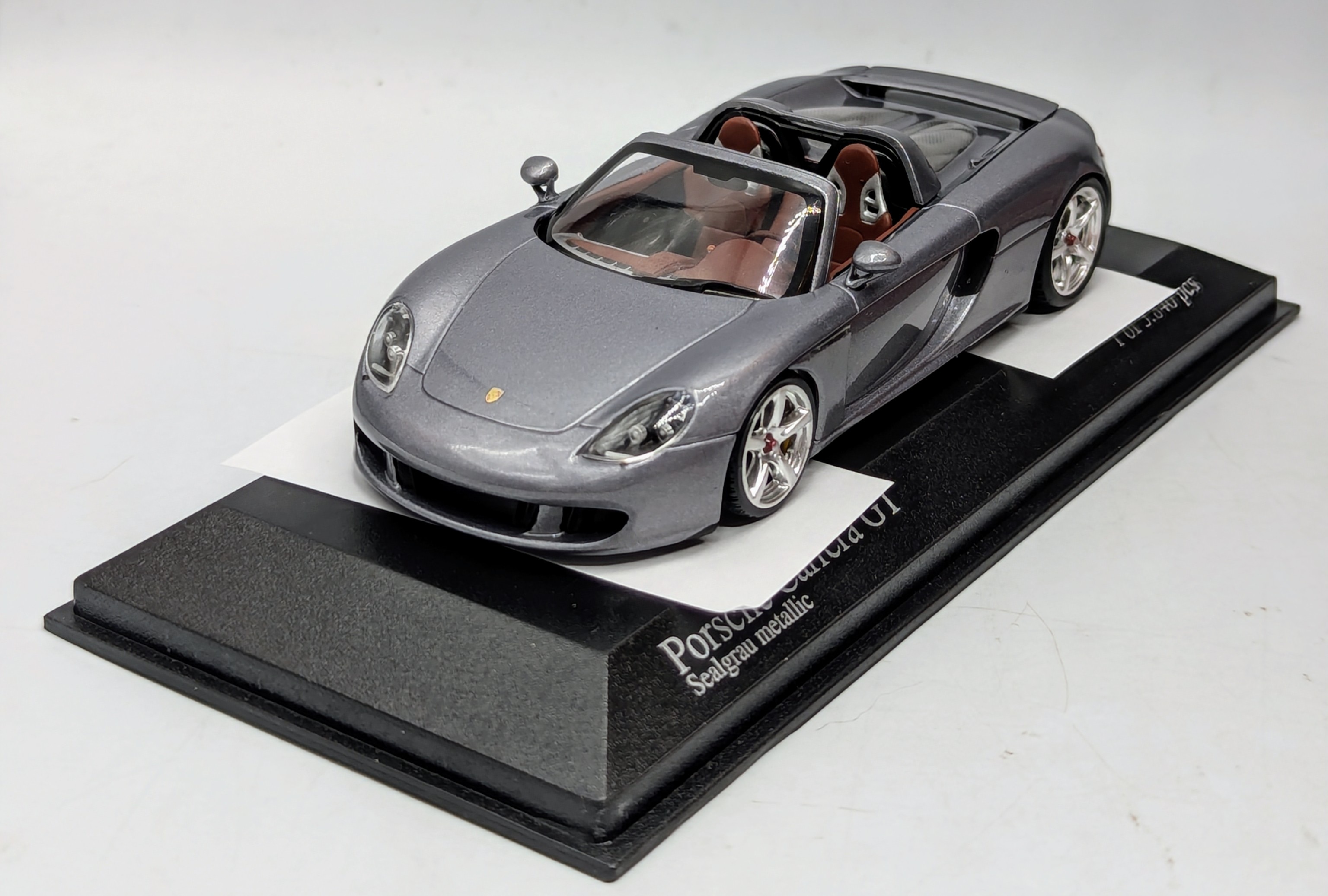 Paul's Model Art 1/43MINICHAMPS Porsche Carrera GT(2003) Gray Metallic 062630 | Mandarake Online ...