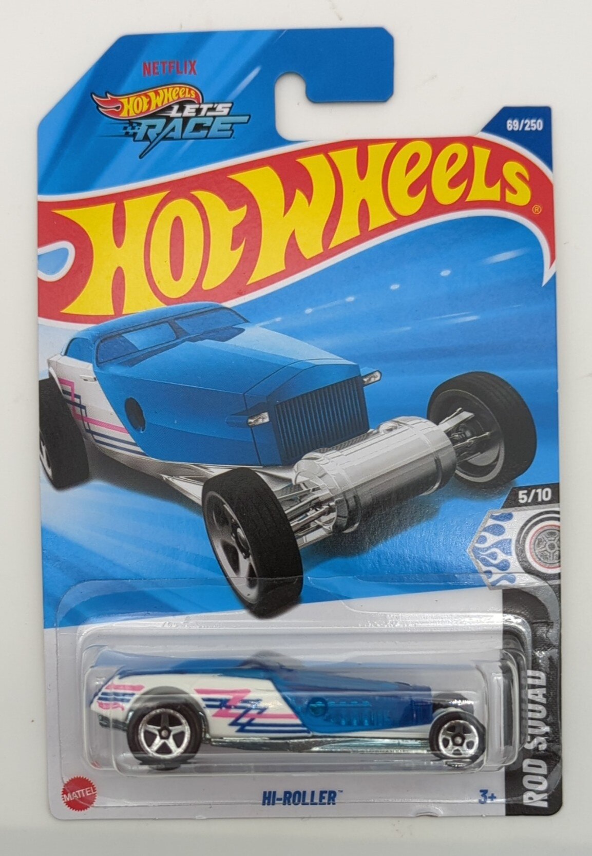 MATTEL HOTWHEELS ROD SQUAD 5/10 HYX14 HI-ROLLER ホワイト/クリアブルー 69/250 | まんだらけ Mandarake