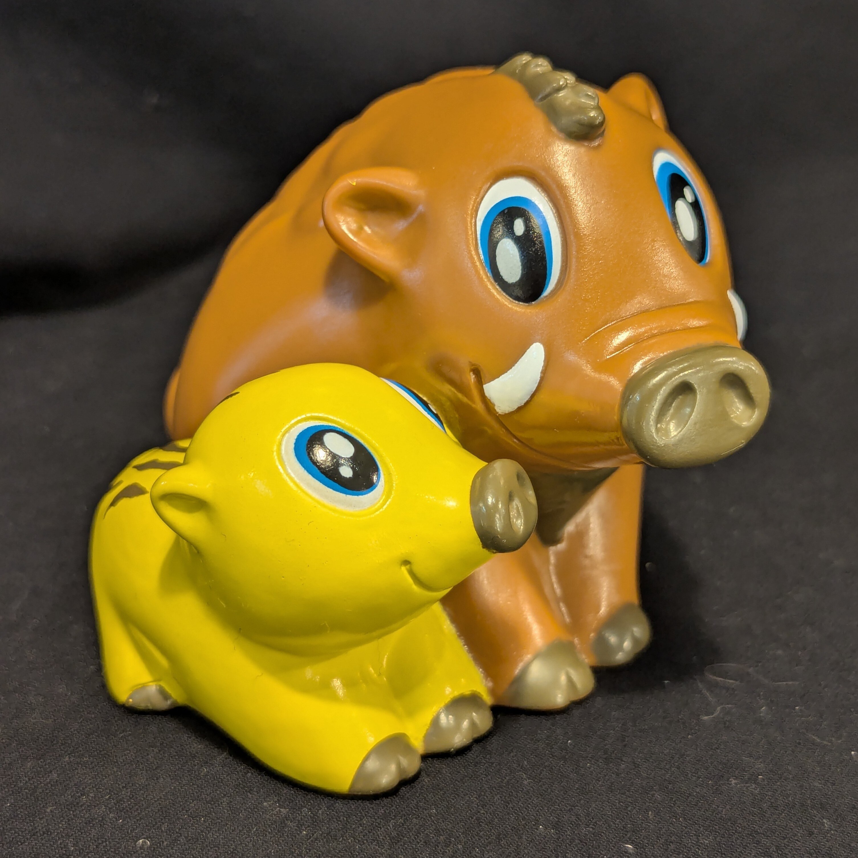 JAバンク 貯金箱 イノシシ親子子供が黄色 | まんだらけ Mandarake