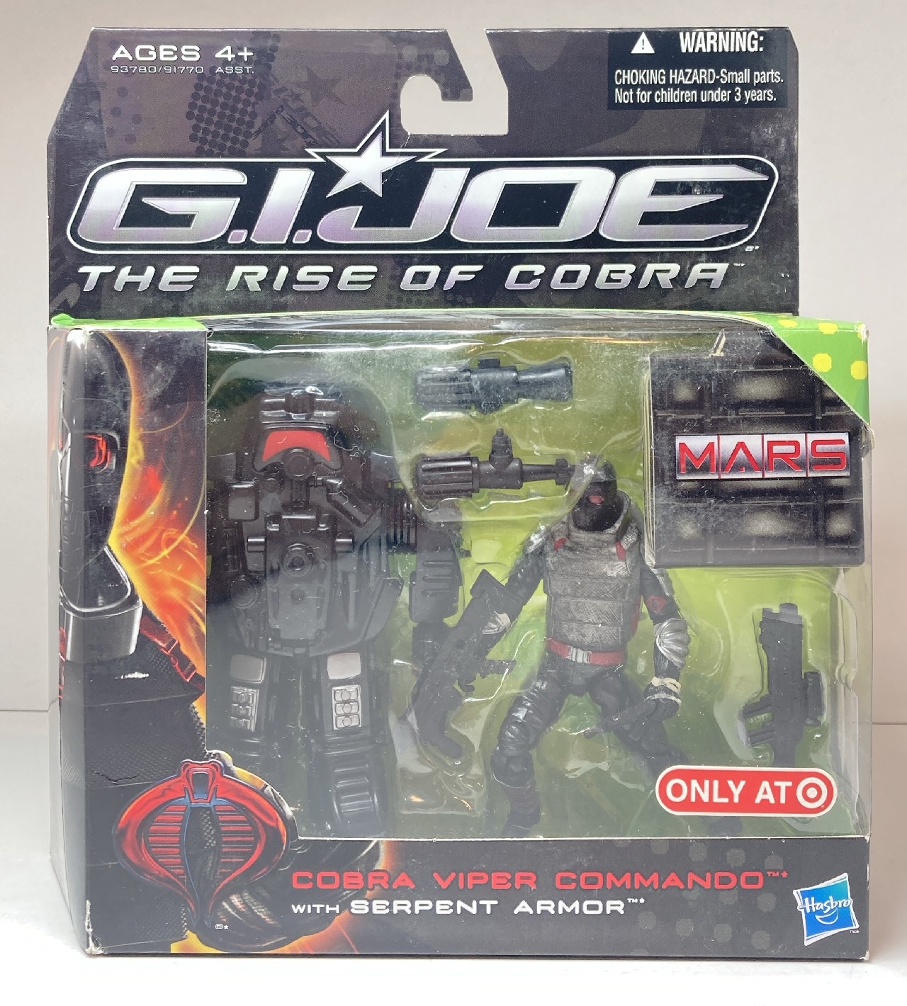 HASBRO THE RISE OF COBRA COBRA VIPER COMMANDO WITH SERPENT ARMOR 3.5インチ | まんだらけ Mandarake