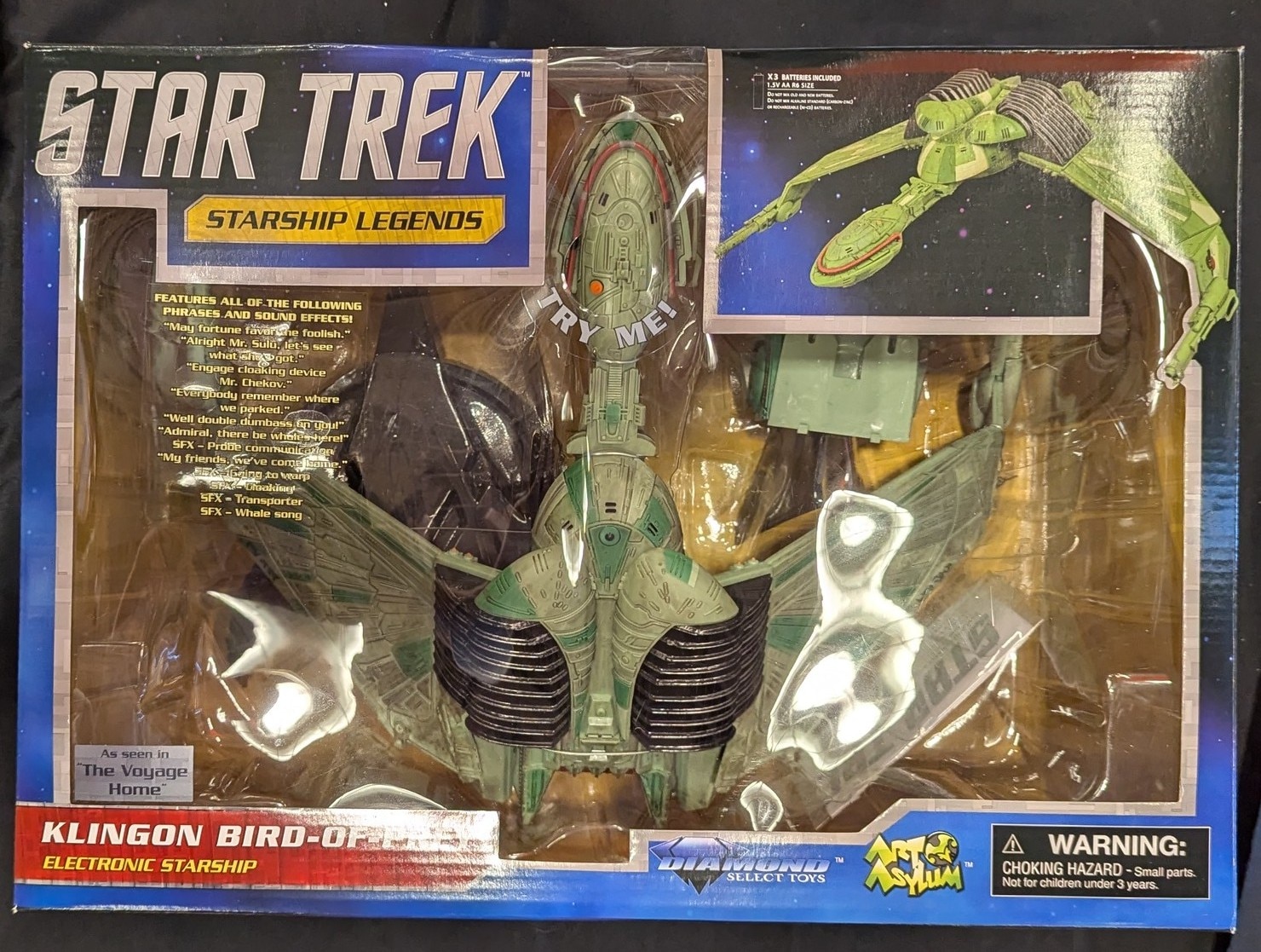 DIAMOND SELECT STARSHIP LEGENDS KLINGON BIRD OF PREY (THE VOYAGE HOME) | まんだらけ Mandarake