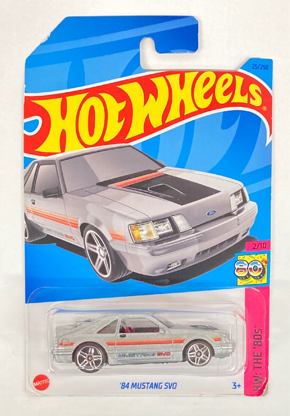 MATTEL HW:THE '80S 2/10 HOTWHEELS '84 MUSTANG SVO 25/250 | まんだらけ Mandarake