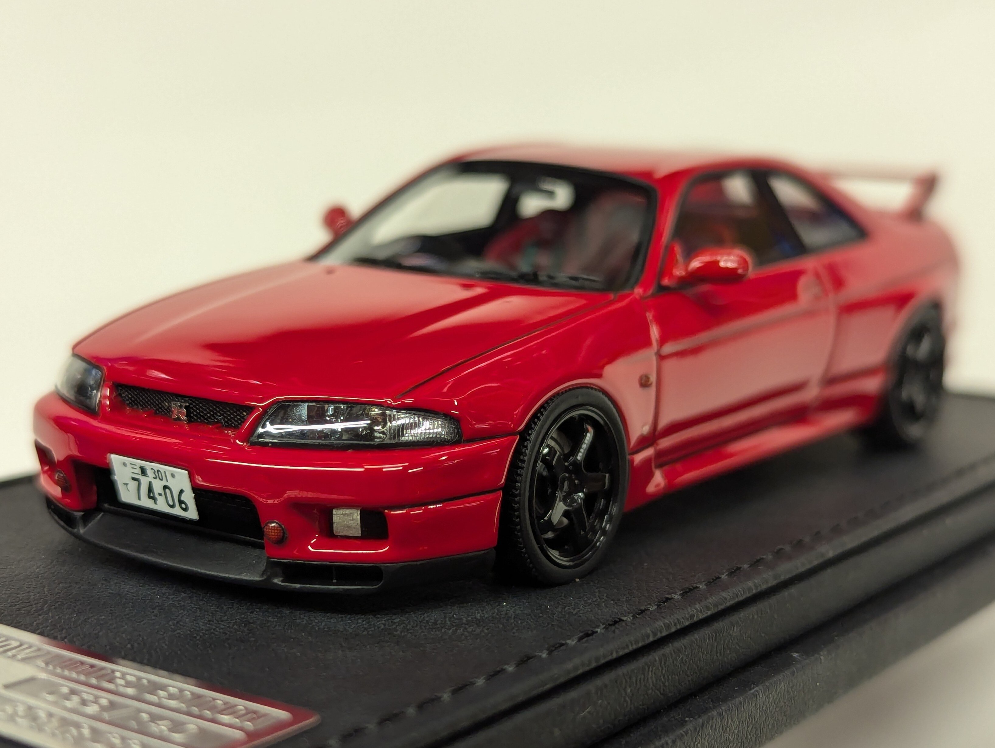 ignition model 1/43 Nissan Skyline GT-R (R33)Matsuda Street Wine Red ...