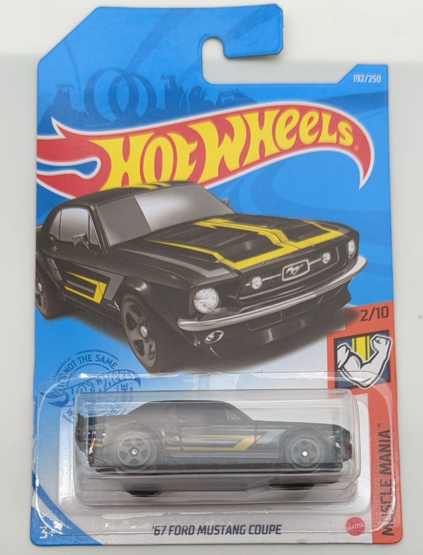 MATTEL HOTWHEELS MUSCLE MANIA 2/10 GTC15 '67 Ford Mustang Coupe/ブラック 192/250 | まんだらけ Mandarake