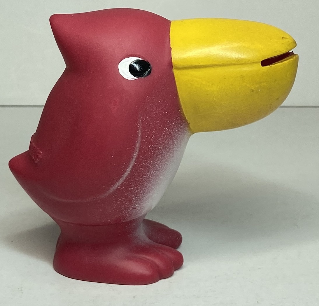 幸福相互銀行 貯金箱 ピンクの鳥 80mm | まんだらけ Mandarake