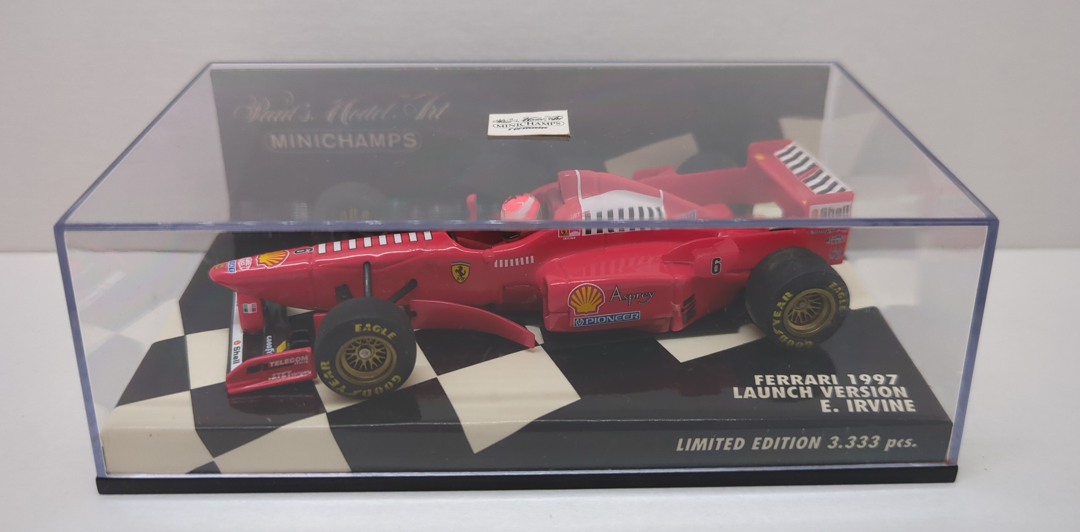 ポールズモデルアート 1/43ミニチャンプス FERRARI 310/2 E.IRVINE PRESENT 97 | まんだらけ Mandarake