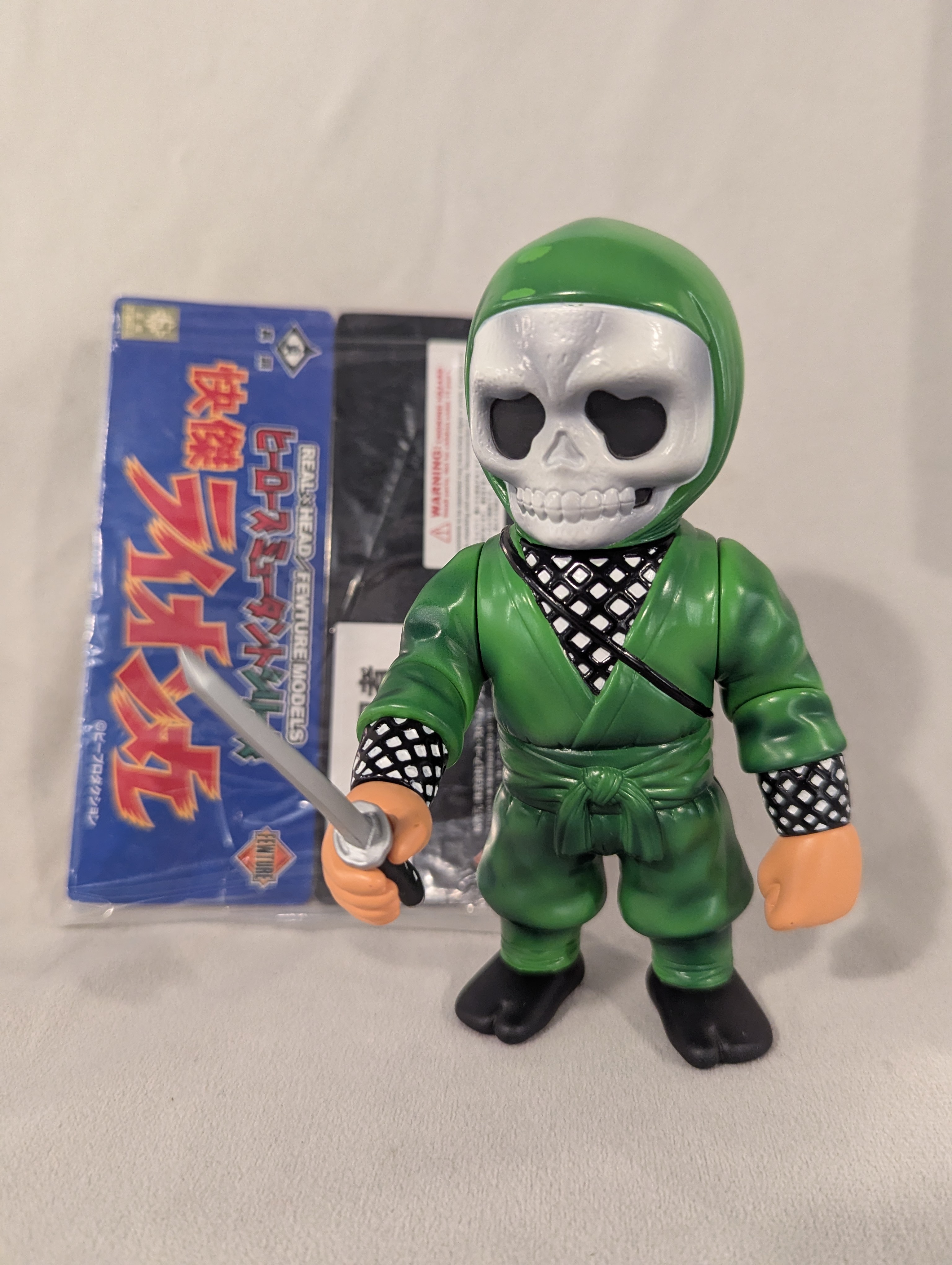 REALHEAD/FEWTURE MODELS ヒーローズミュータントシリーズ ドクロ忍者 (刀付/緑) | まんだらけ Mandarake