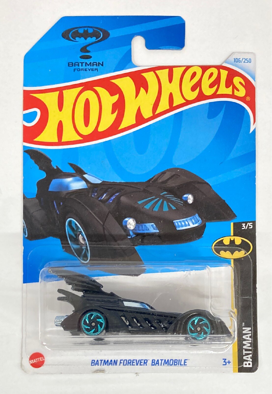MATTEL BATMAN 3/5 HOT WHEELS BATMAN FOREVER BATMOBILE トレジャーハント 106/250 | まんだらけ Mandarake