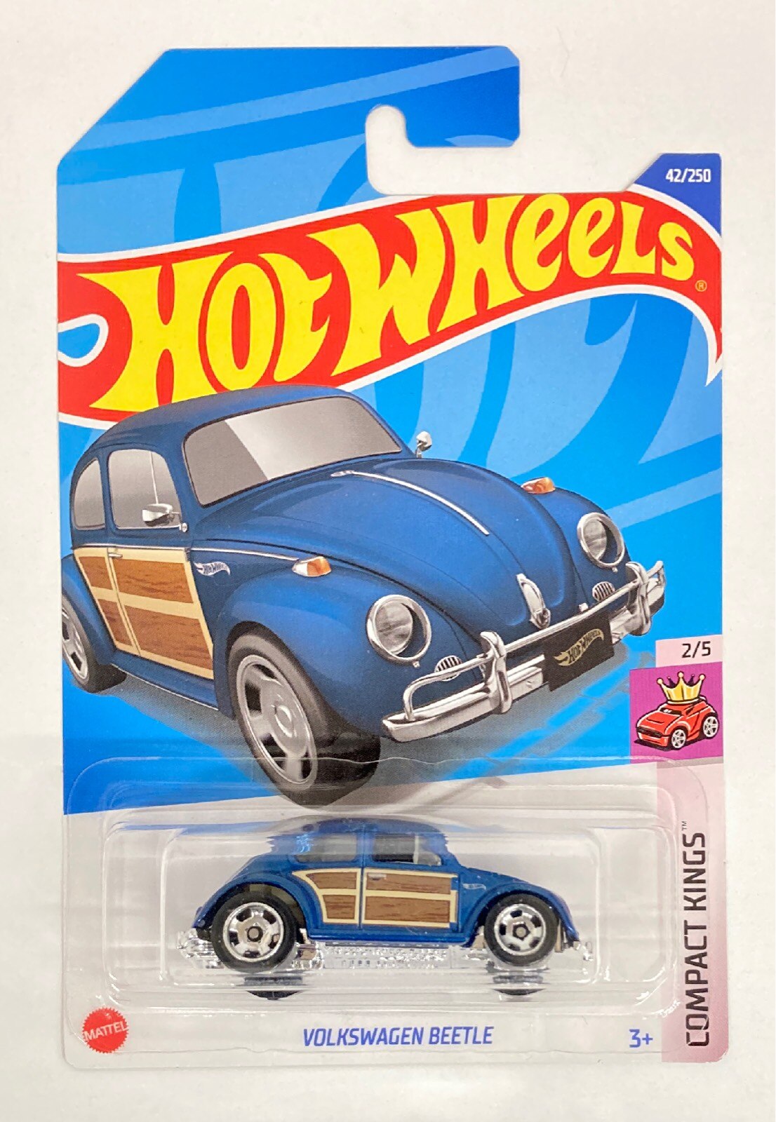 MATTEL HOTWHEELS COMPACT KINGS 2/5 HHD86 VOLKSWAGEN BEETLE/ブルーメタ 42/250 | まんだらけ Mandarake