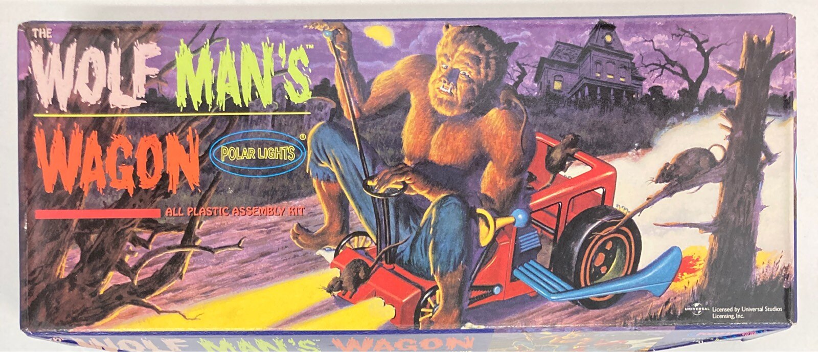 POLAR LIGHTS ALL PLASTIC ASSEMBLY KIT THE WOLF MANS WAGON | まんだらけ Mandarake
