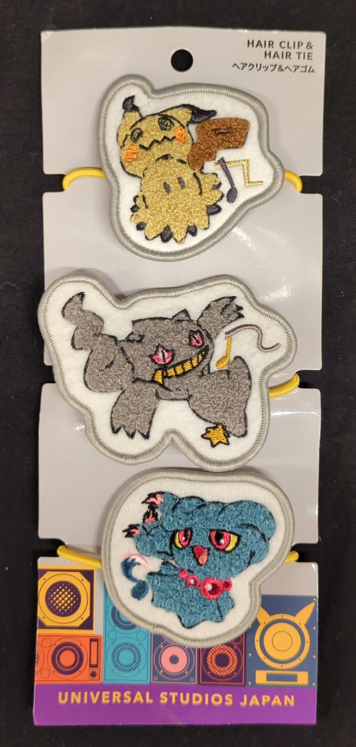 USJ ヘアクリップ&ヘアゴム ポケットモンスター ミミッキュ、ジュペッタ、ムウマ | まんだらけ Mandarake