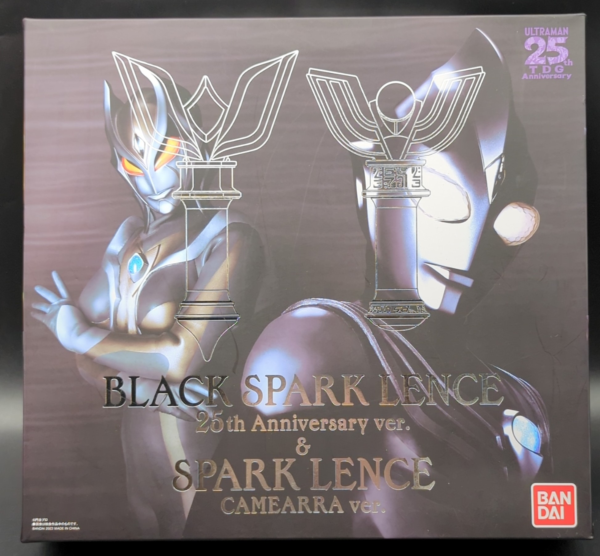 バンダイ ウルトラレプリカ ウルトラマンティガ THE FINAL ODYSSEY ブラックスパークレンス25th Anniversary ver.&スパークレンスCAMEARRA ver ...