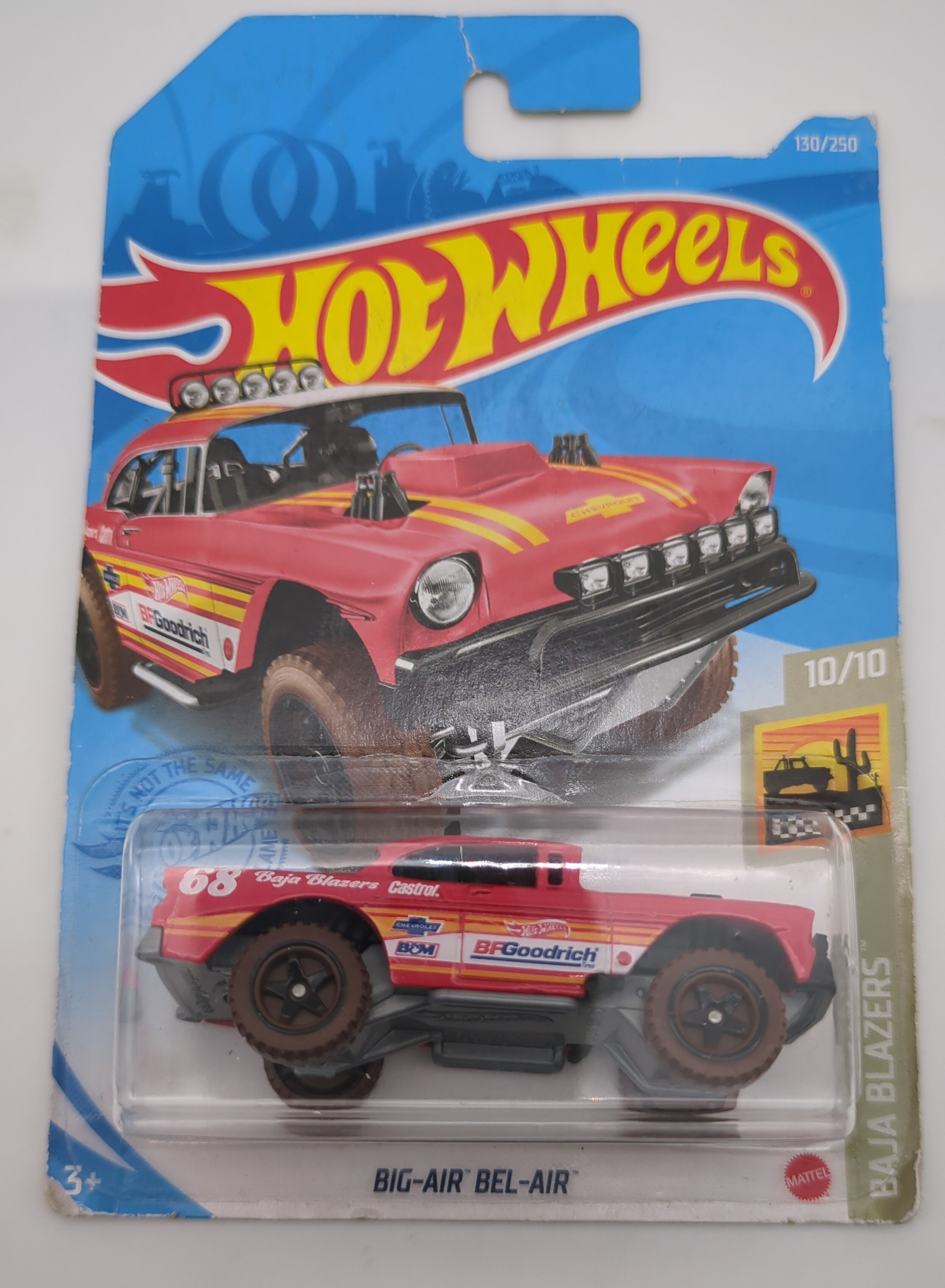 MATTEL HOTWHEELS BAJA BLAZERS 10/10 GRX71 BIG-AIR BEL-AIR/レッド 130/250 | まんだらけ Mandarake