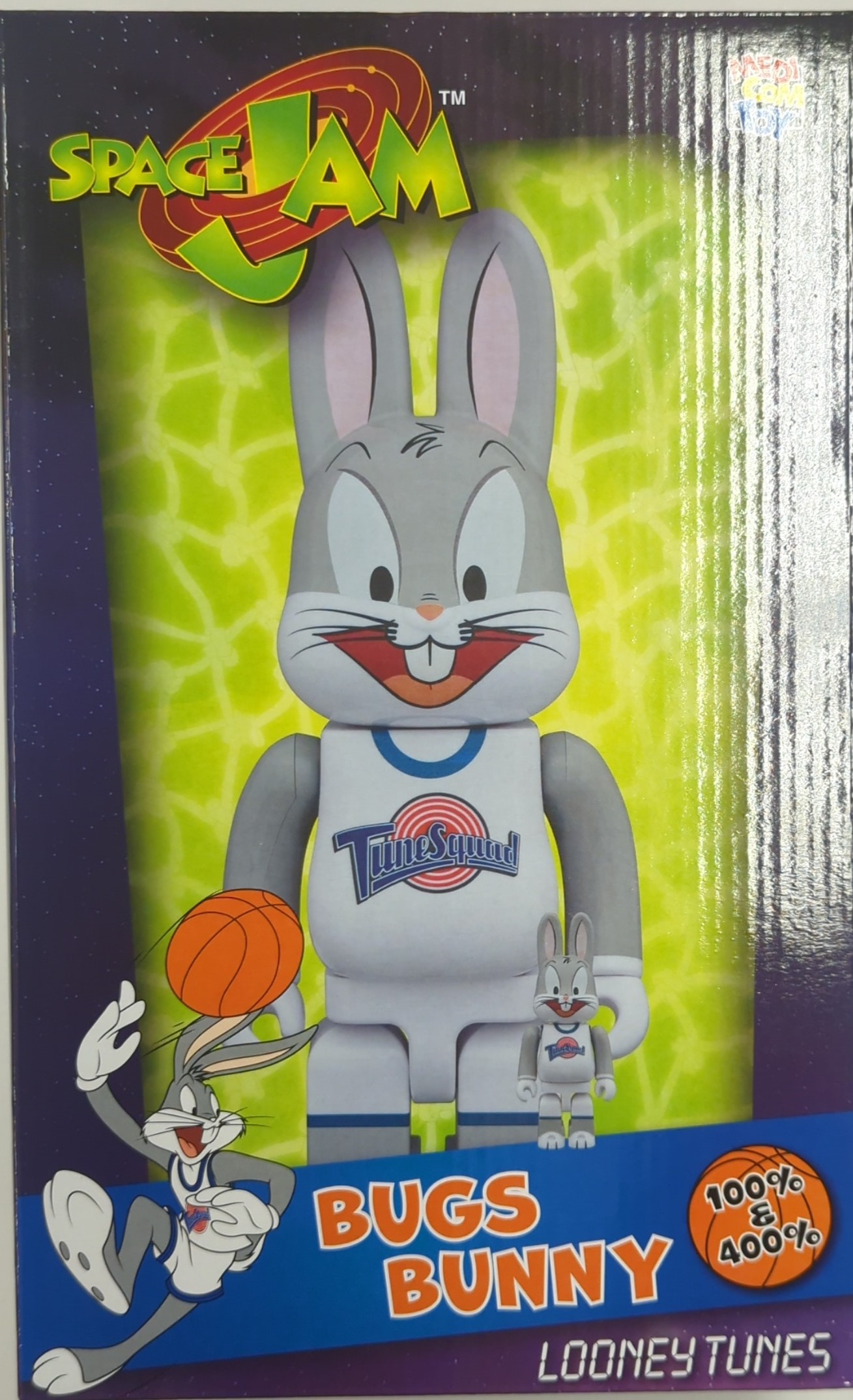 MEDICOMTOY R@BBRICK BUGS BUNNY SPACE JAM 100%&400% 100+400% | まんだらけ Mandarake