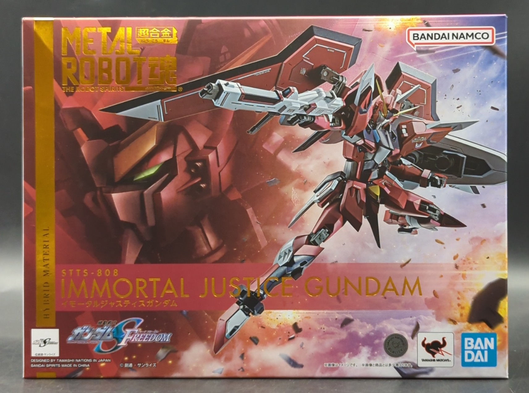 BANDAI SPIRITS METAL ROBOT Spirits ＜ SIDE MS ＞ Mobile Suit Gundam SEED FREEDOM Immortal Justice ...