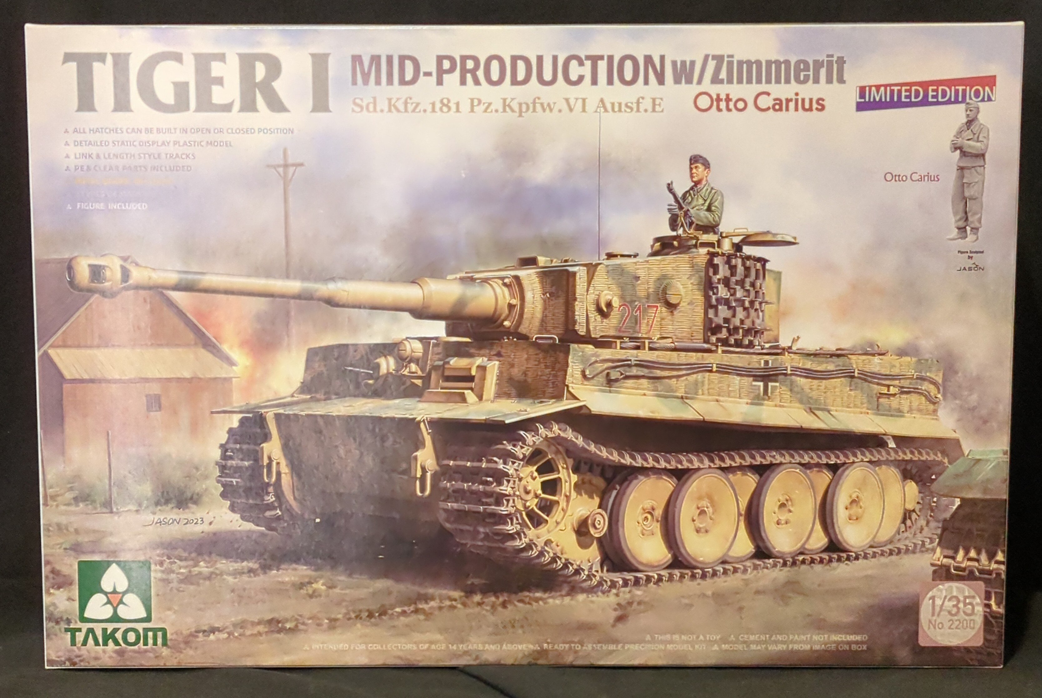 TAKOM 1/35 Sd.Kfz.181 Pz.Kpfw.VI タイガーI 中期型 w/ツィンメリットコーティング `オットー・カ | まんだらけ Mandarake