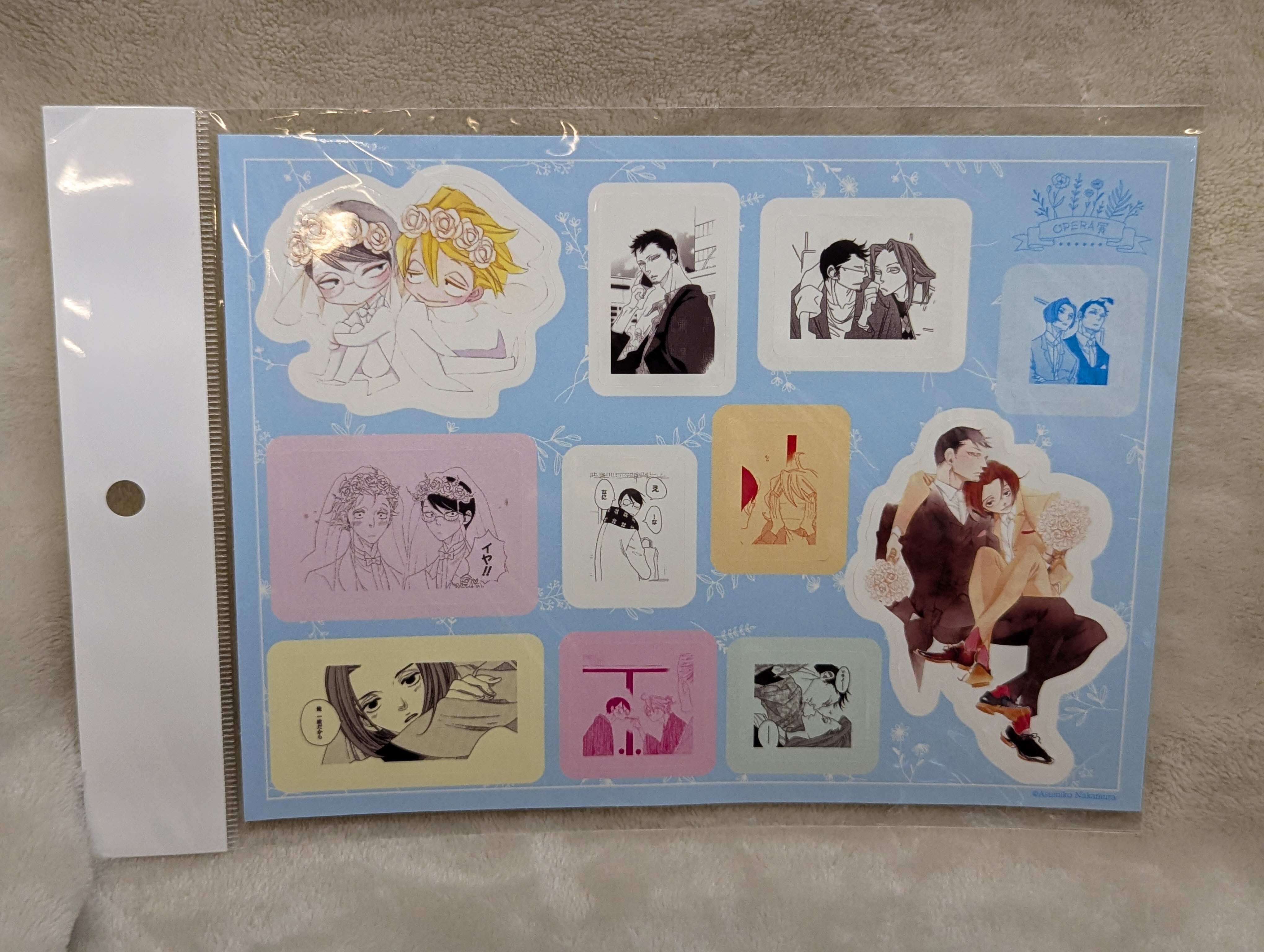 茜新社 OPERA展 中村明日美子 ステッカーシート | まんだらけ Mandarake
