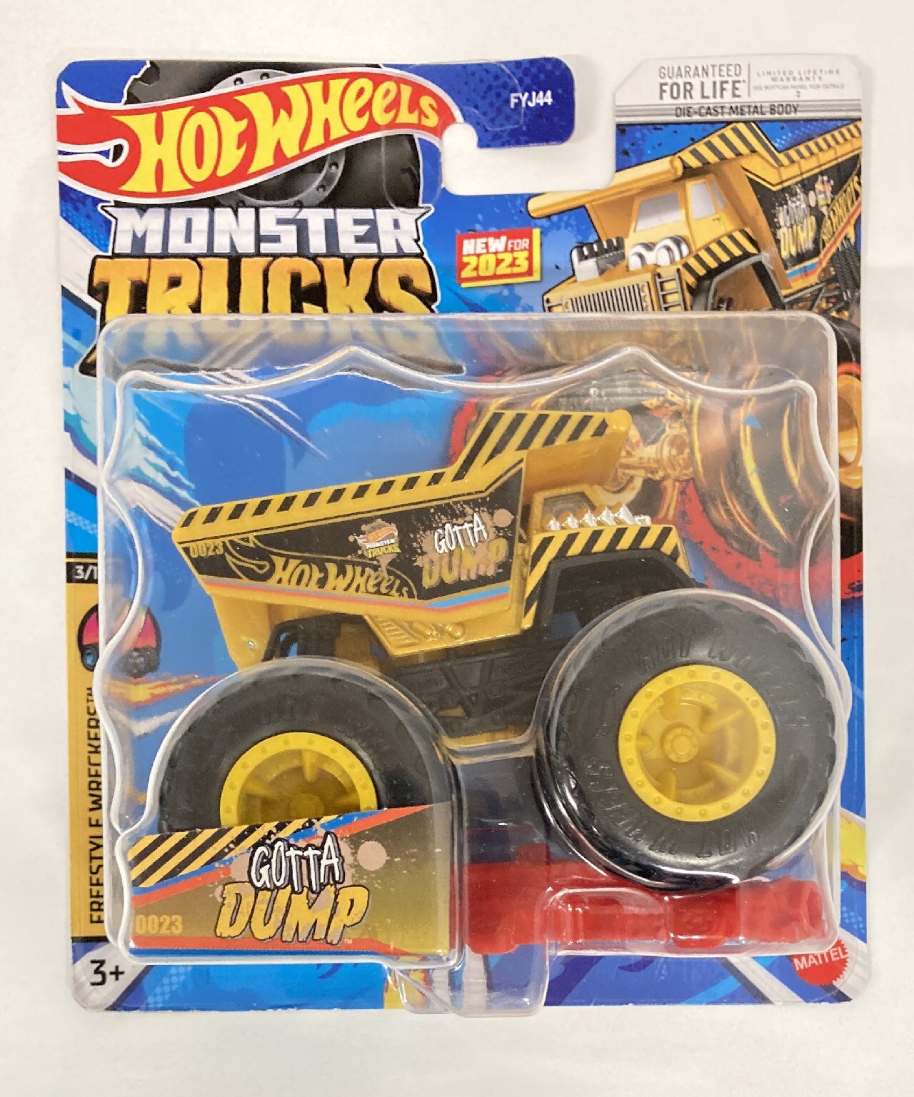 MATTEL 2023 MONSTER TRUCKS/FREESTYLE WRECKERS 3/11 HOTWHEELS GOTTA DUMP イエロー 3/11 | まんだらけ Mandarake