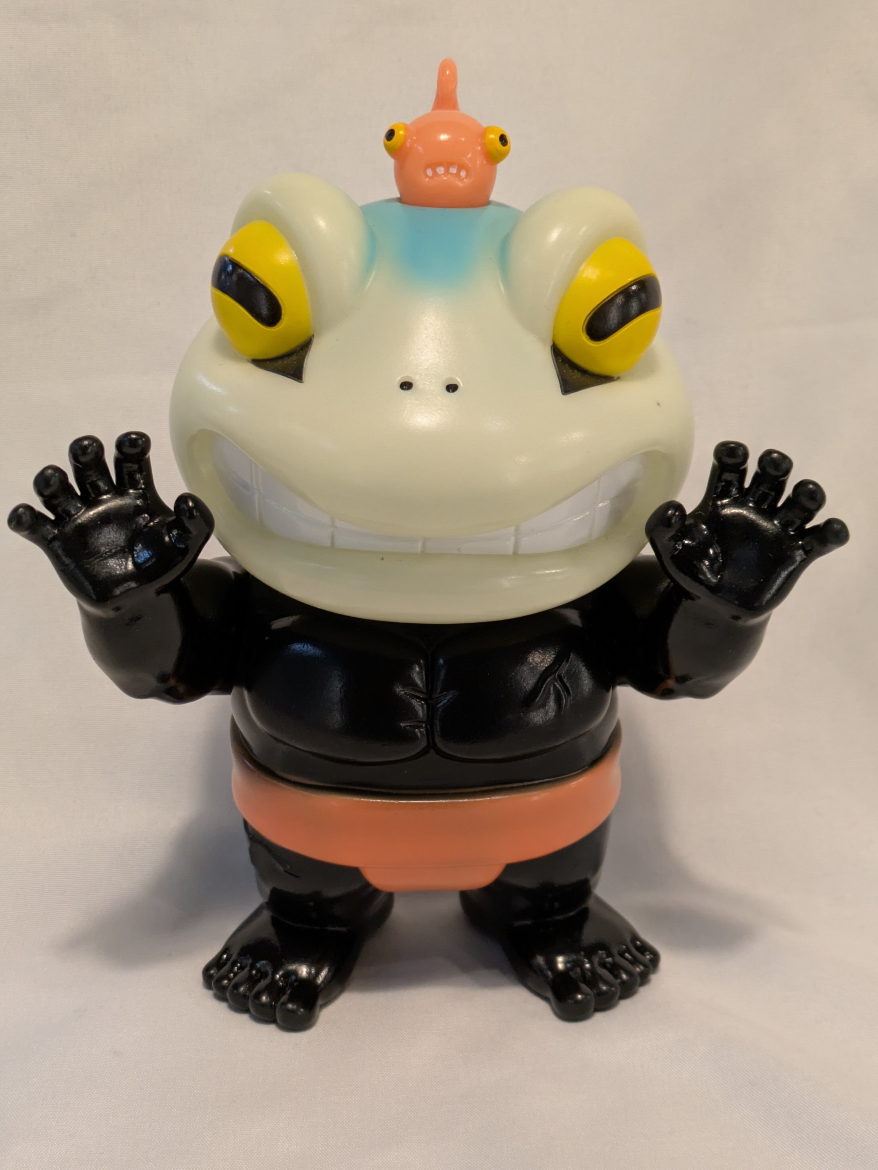 ゴッコ堂/REALHEAD 大ガマの海 頭蓄光成型/ボディ黒成型/オレンジふんどし | まんだらけ Mandarake