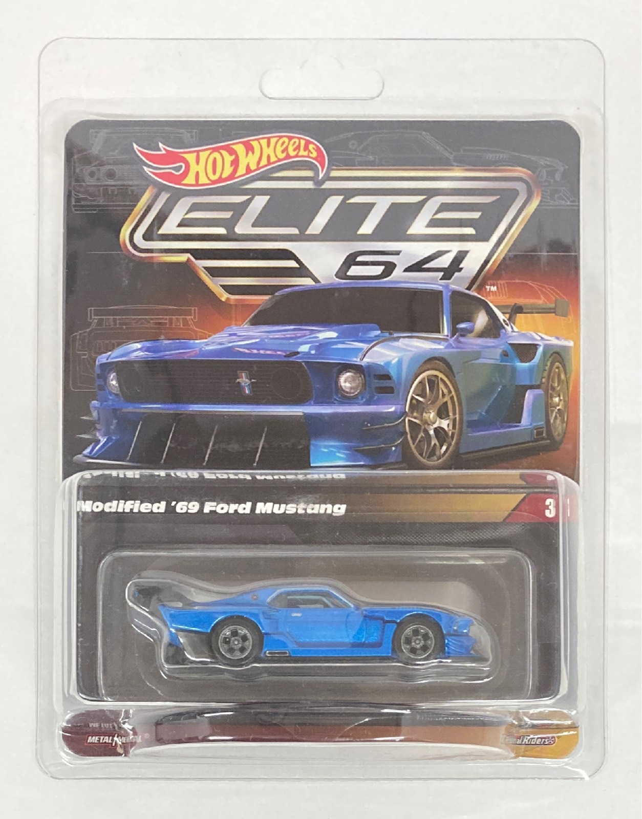 MATTEL ELITE64 #3 HOTWHEELS MODIFIED '69 FORD MUSTANG #3 | まんだらけ Mandarake