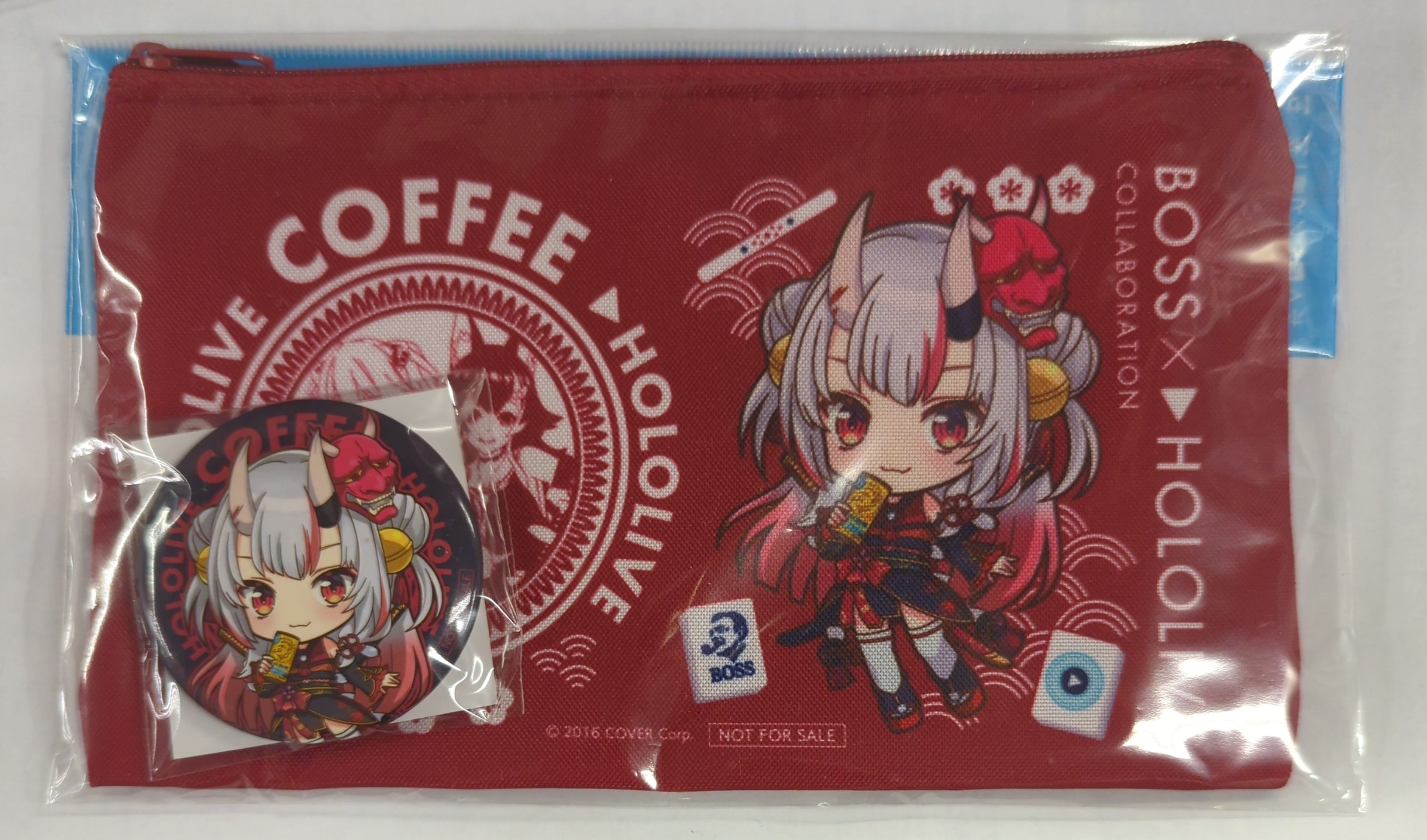 サントリー ホロライブ×BOSS hololive 百鬼あやめ/缶バッジ&ポーチ | まんだらけ Mandarake