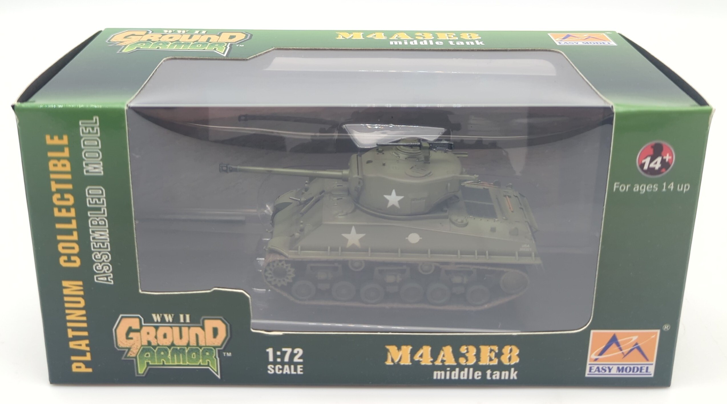 EASY MODEL 1/72 WWII GROUND ARMOR M4A3E8 Middle Tank/U.S Army 36257 | まんだらけ Mandarake