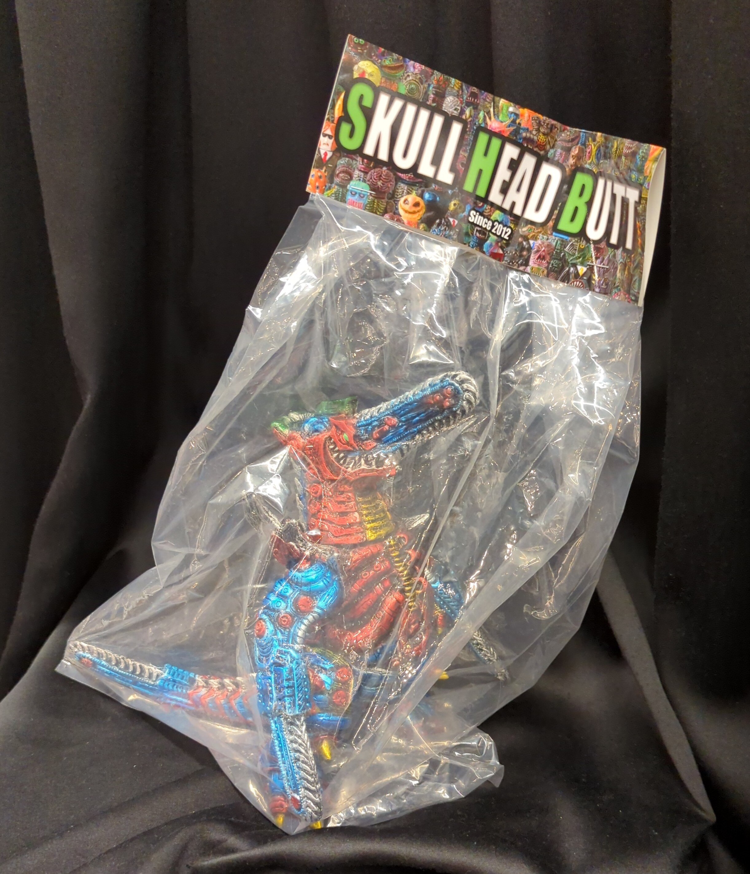 SKULL HEAD BUTT Chainsor 2nd Series Black Molding/Red/Blue/Gold/Silver Paint | Mandarake Online Shop