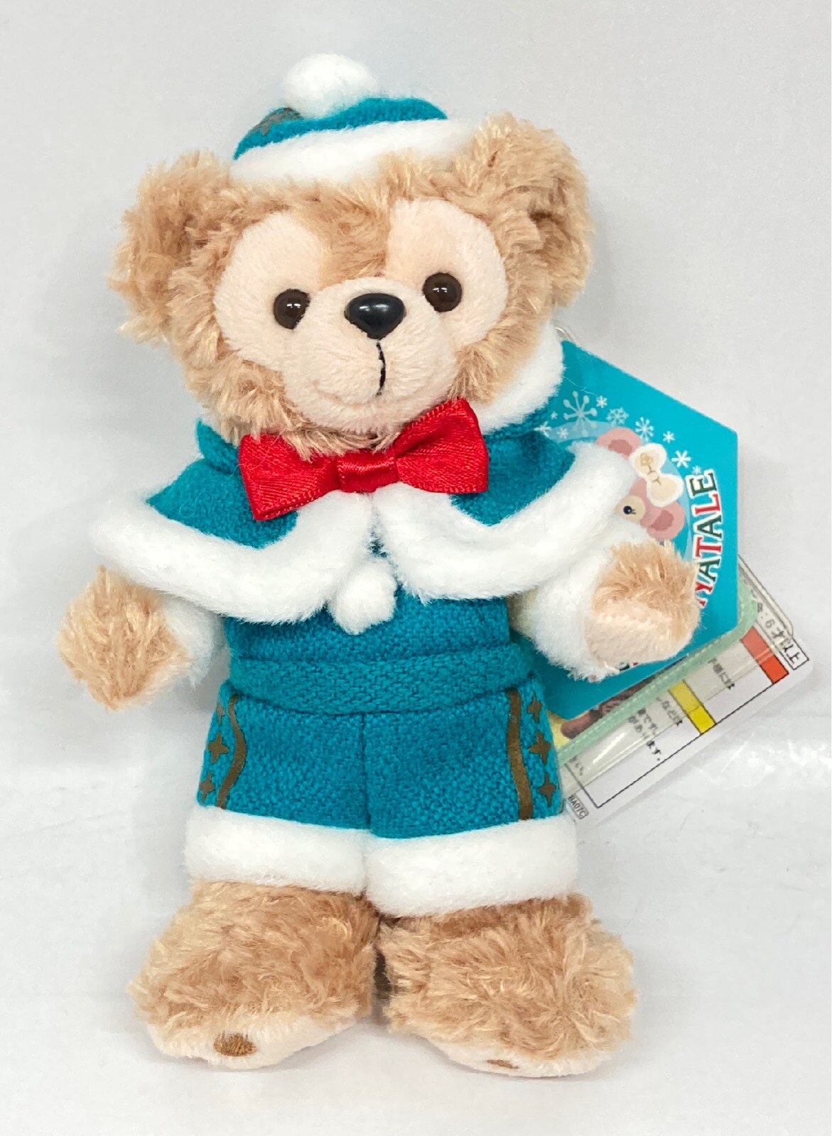 東京ディズニーシー ぬいぐるみバッジ Duffy's Cristmas ダッフィー(緑ケープ)/FELICE NATALE 2014 ...